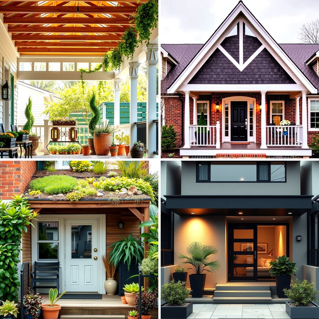 25 Front Porch Roof Ideas: Enhance Your Home's Curb Appeal
