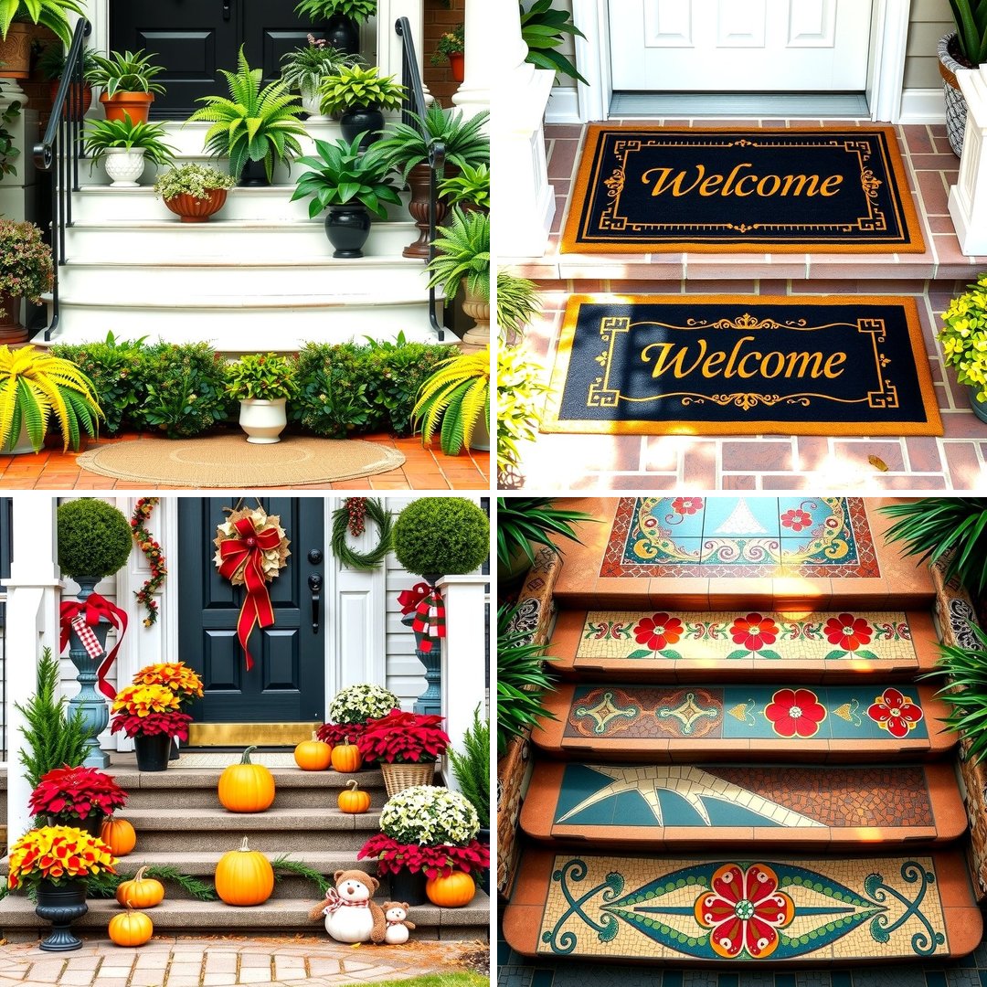 25 Front Step Ideas to Enhance Your Home's Entrance