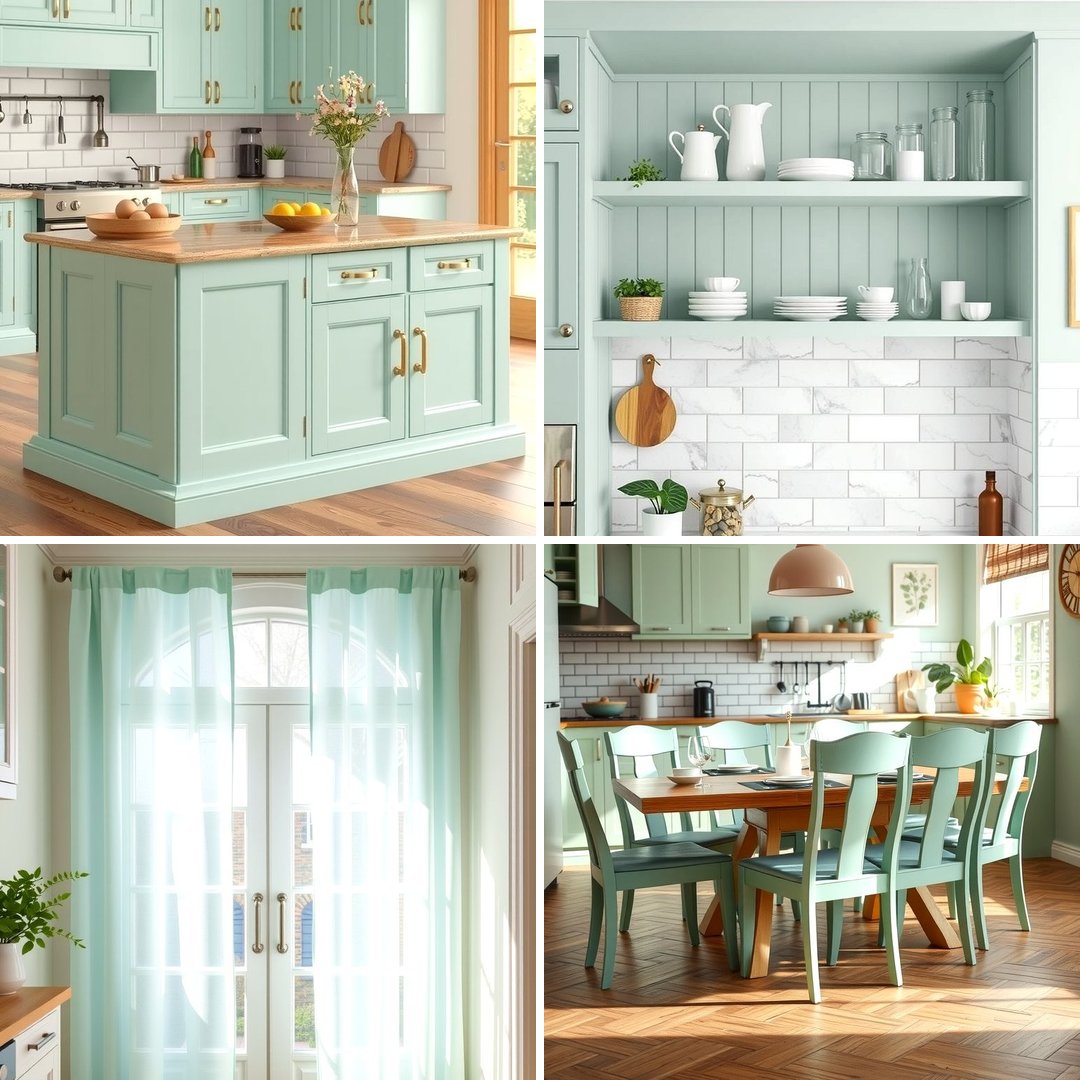 25 Mint Kitchen Decor Ideas for a Fresh Look