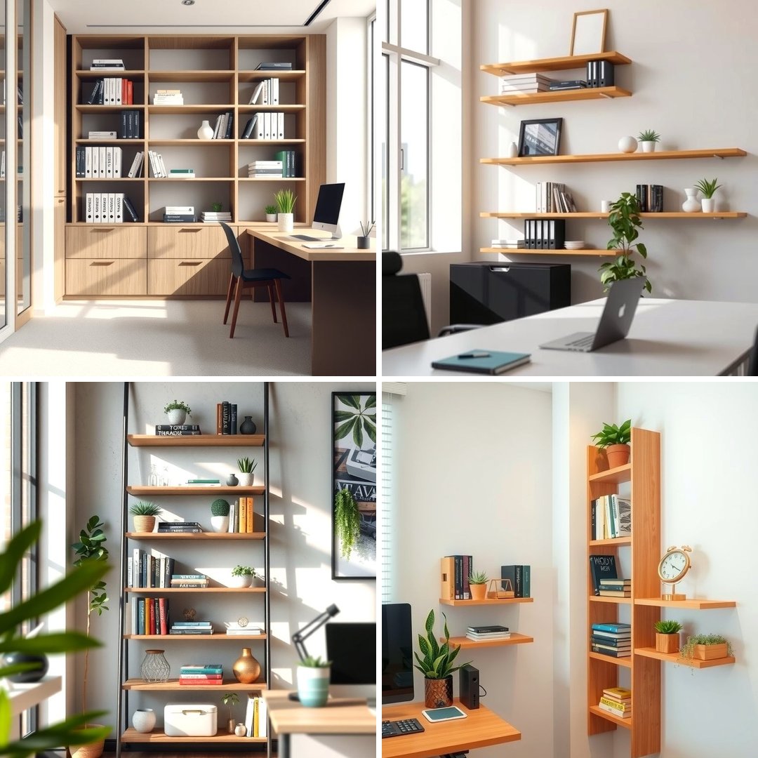 25 Office Shelving Ideas to Maximize Storage and Style