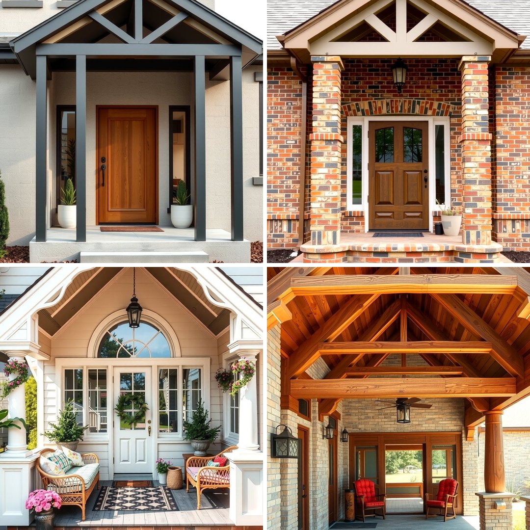 25 Open Gable Porch Ideas for a Welcoming Entrance