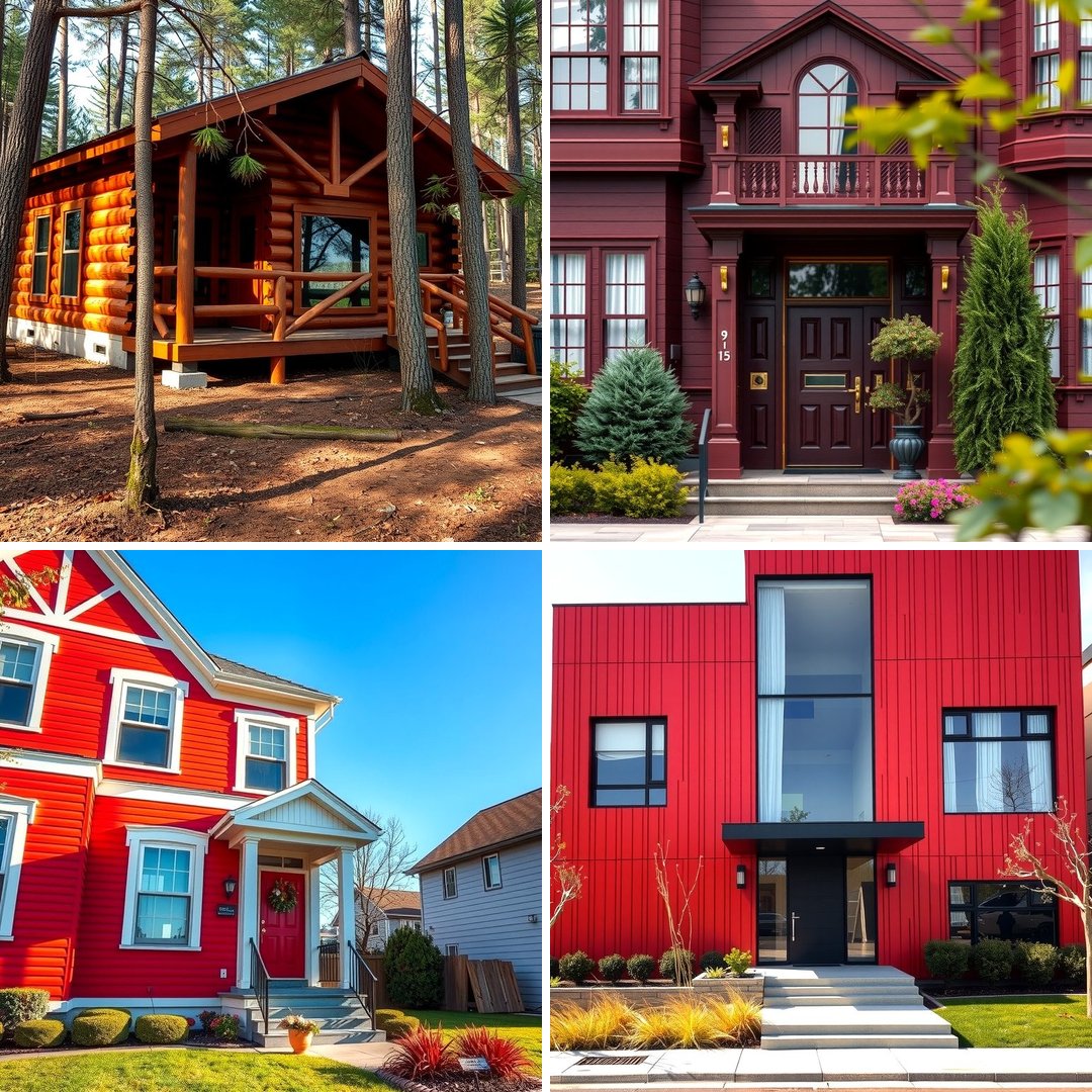 25 Red Home Exterior Ideas to Boost Curb Appeal