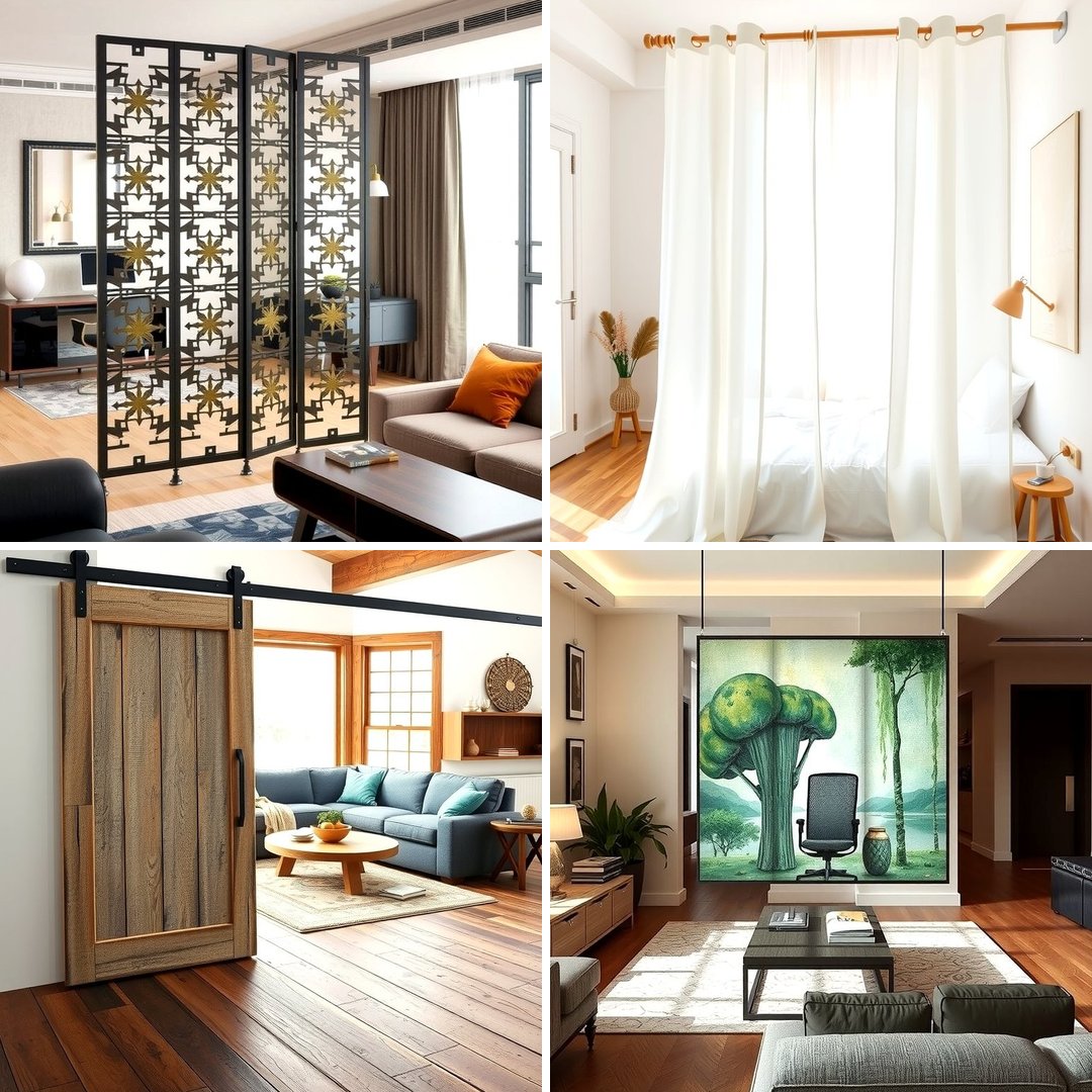 25 Room Divider Ideas to Maximize Your Living Space