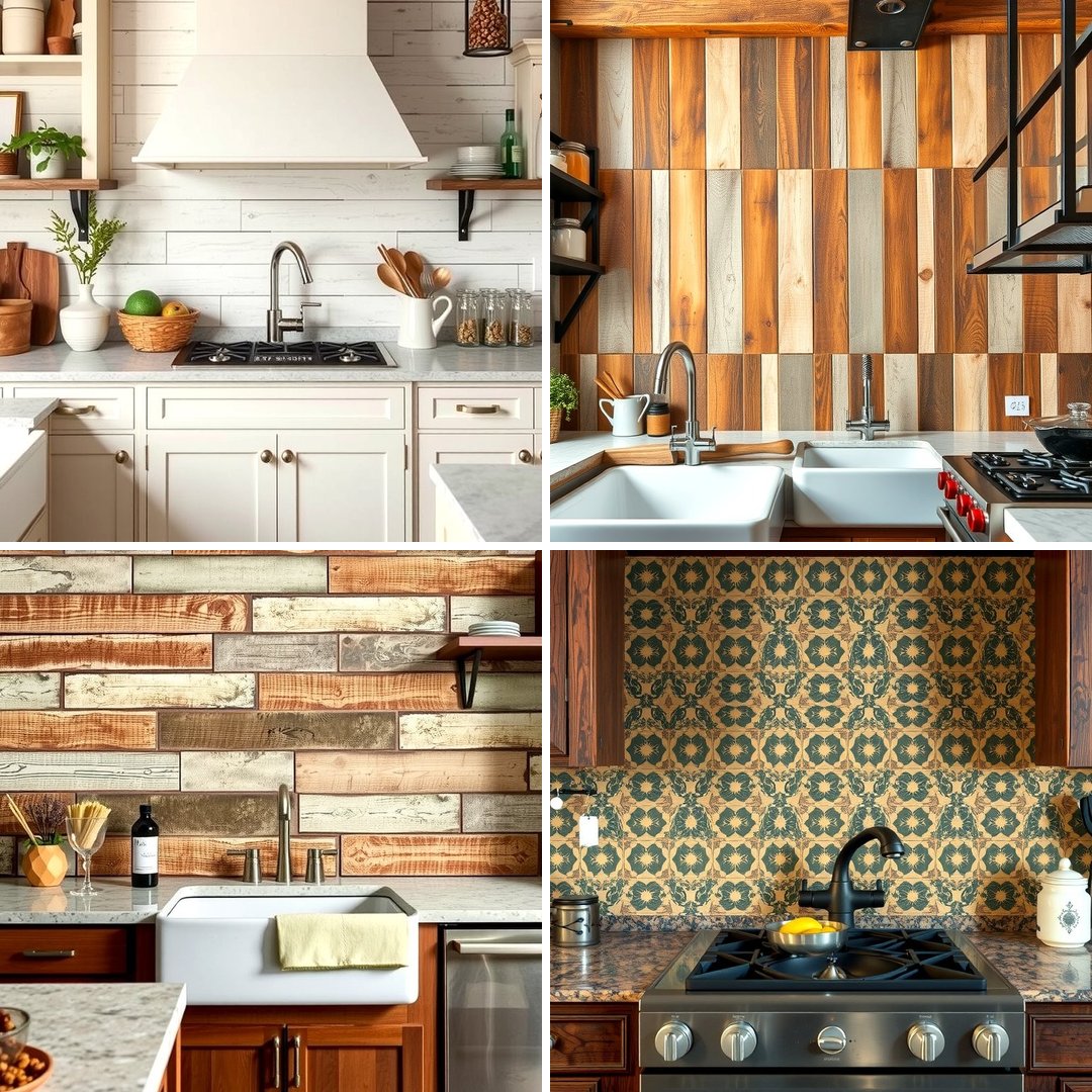 25 Rustic Backsplash Ideas for a Farmhouse Kitchen