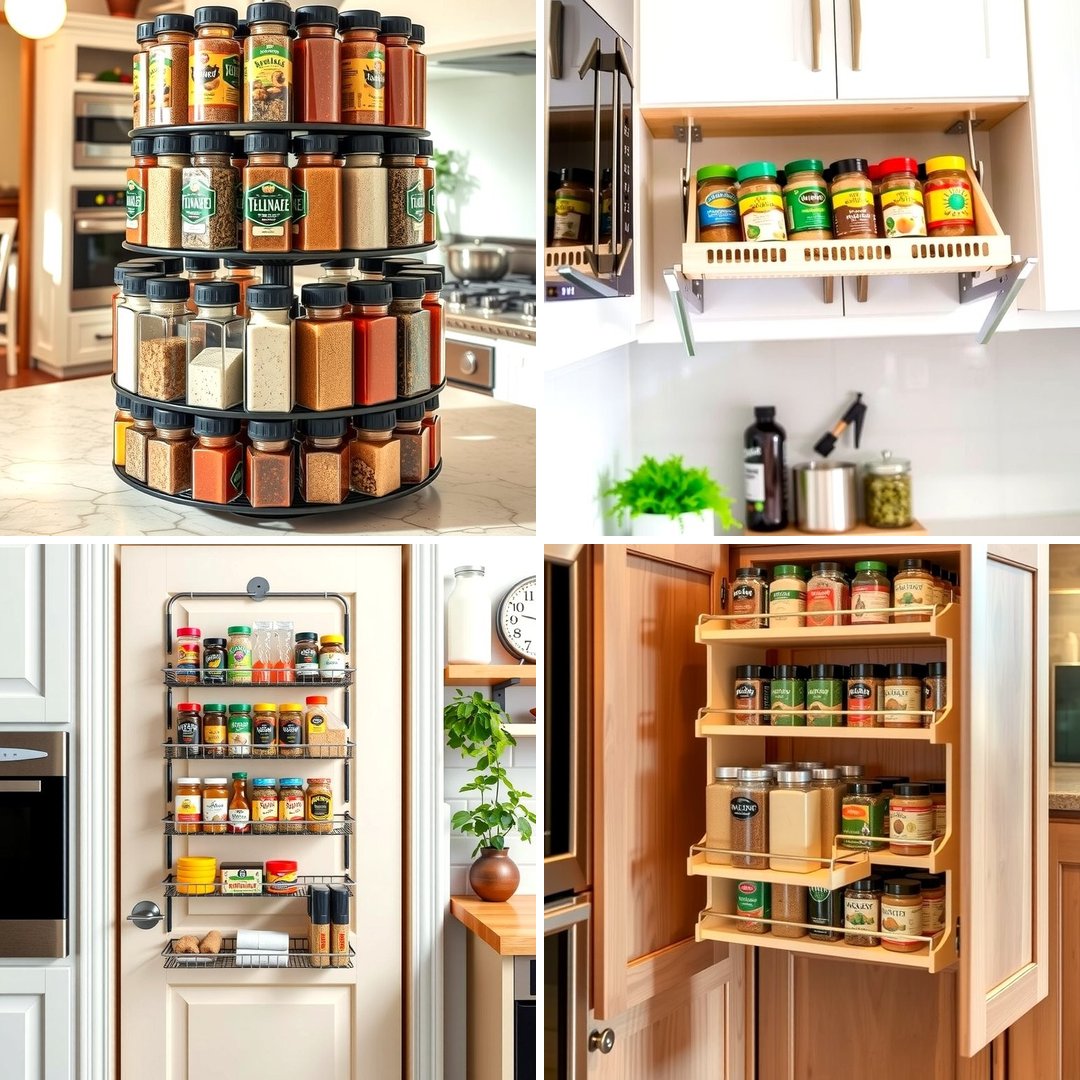 25 Spice Rack Ideas to Organize Your Kitchen