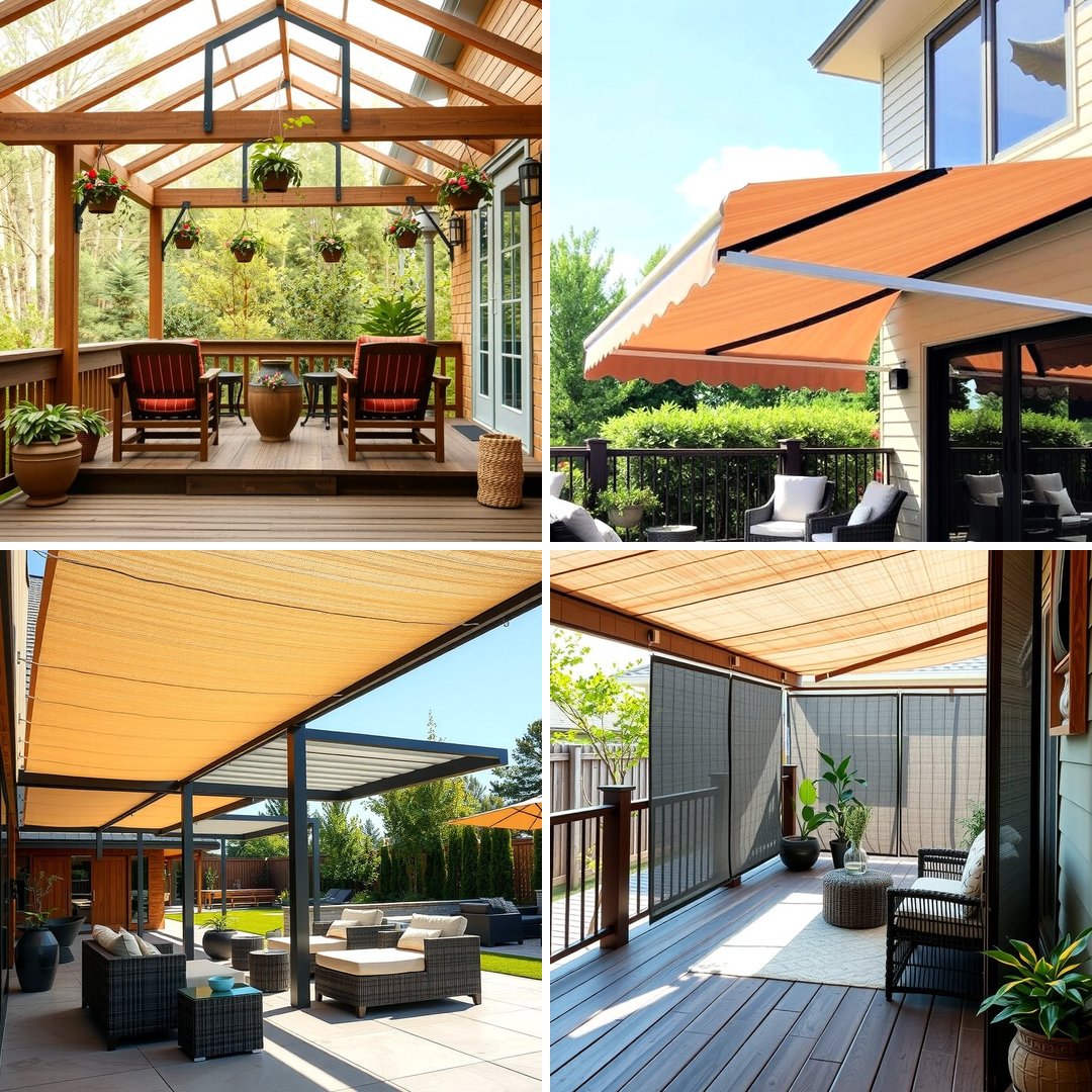 25 Stunning Deck Awning Ideas for Outdoor Living
