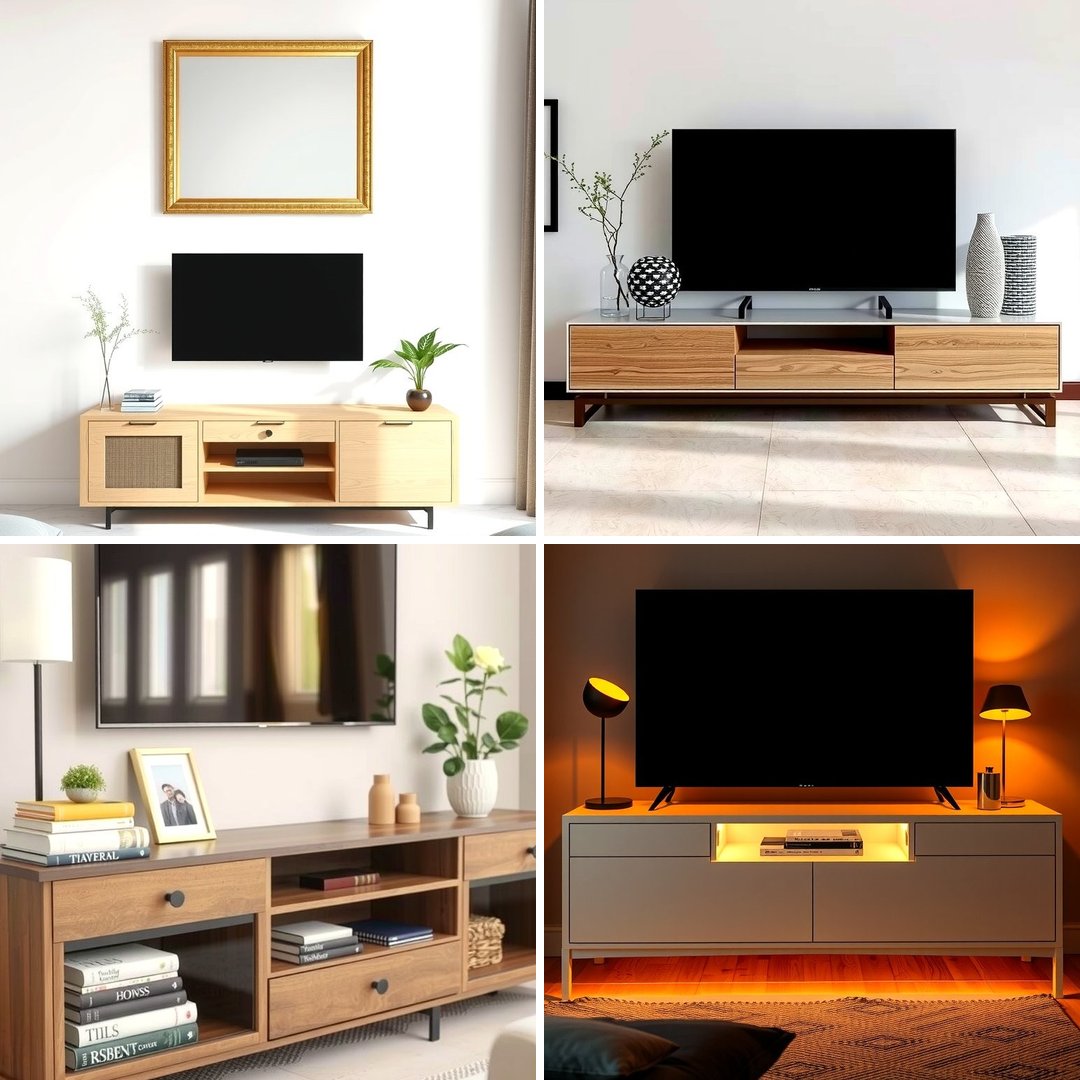 25 TV Console Decor Ideas to Elevate Your Living Room