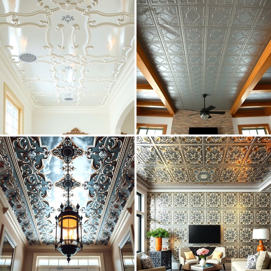 25 Tin Ceiling Ideas for a Vintage Touch