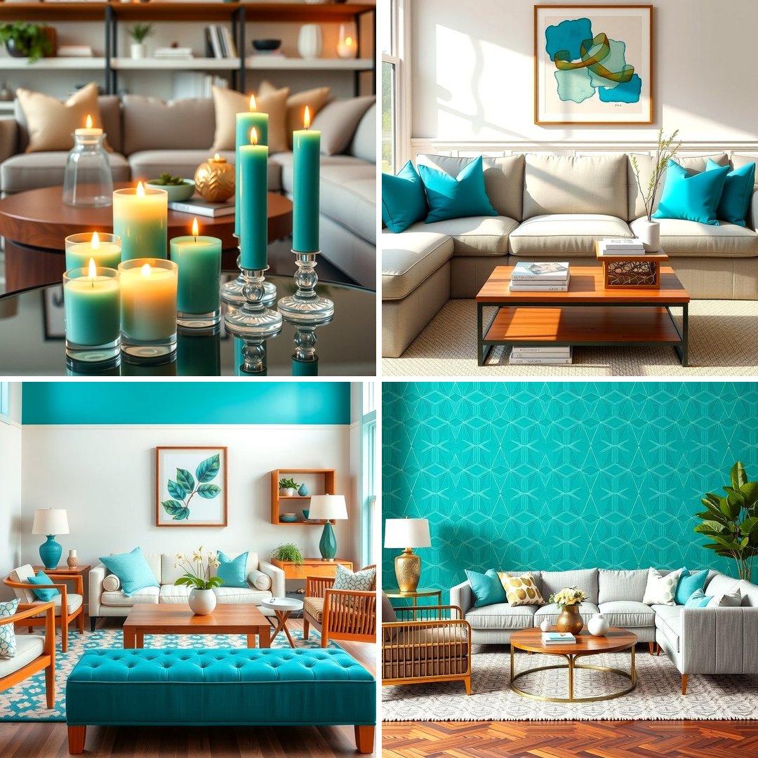25 Turquoise Living Room Ideas for a Fresh Look