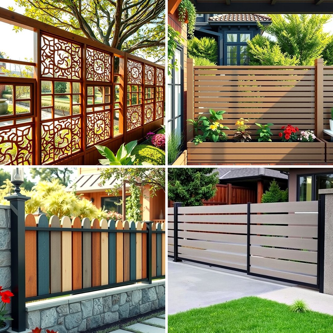 25 Unique Horizontal Fence Ideas for Modern Landscaping