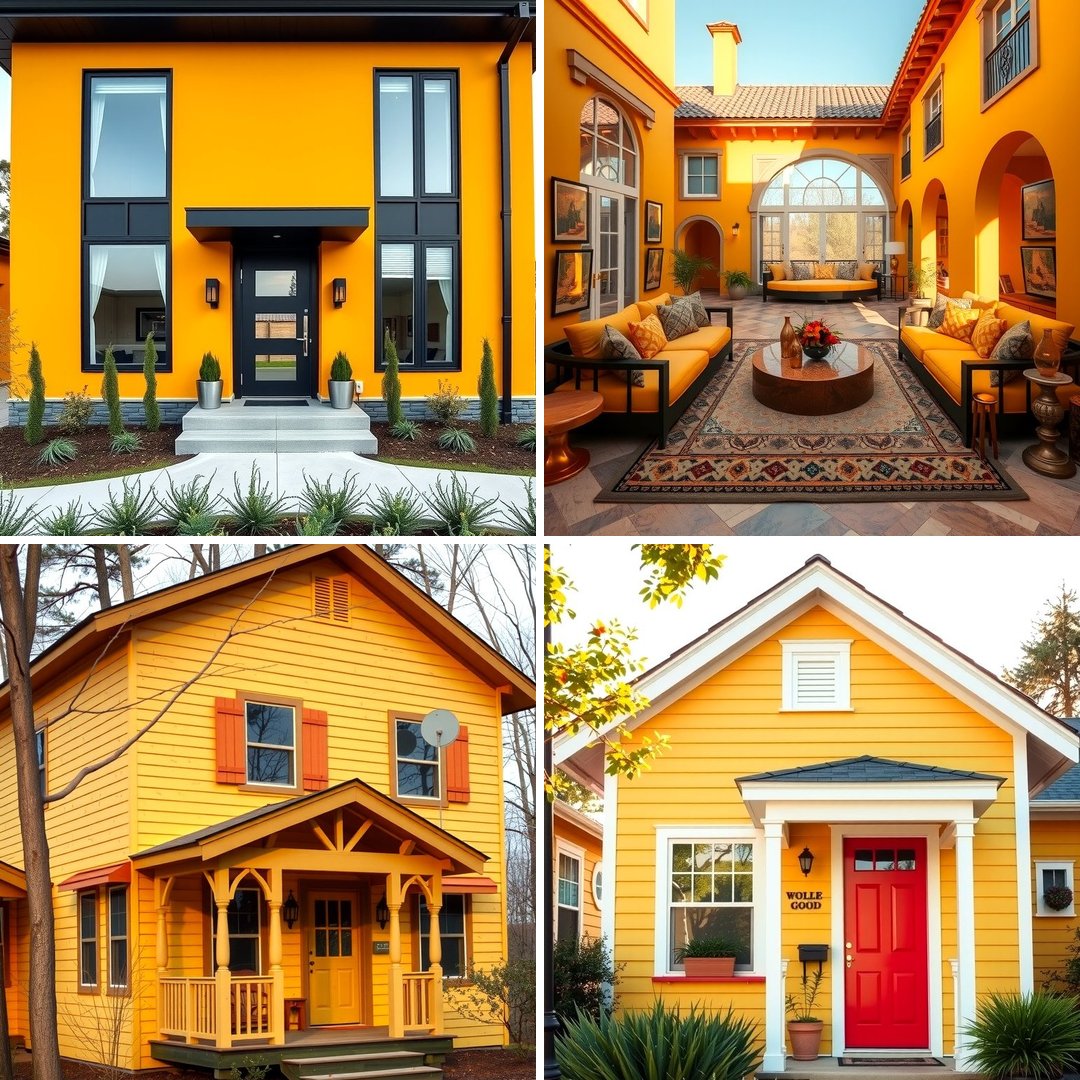 25 Yellow Exterior Home Ideas for a Bright Look