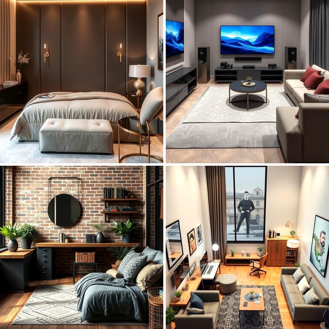 30 Bachelor Room Ideas for Modern Masculine Spaces