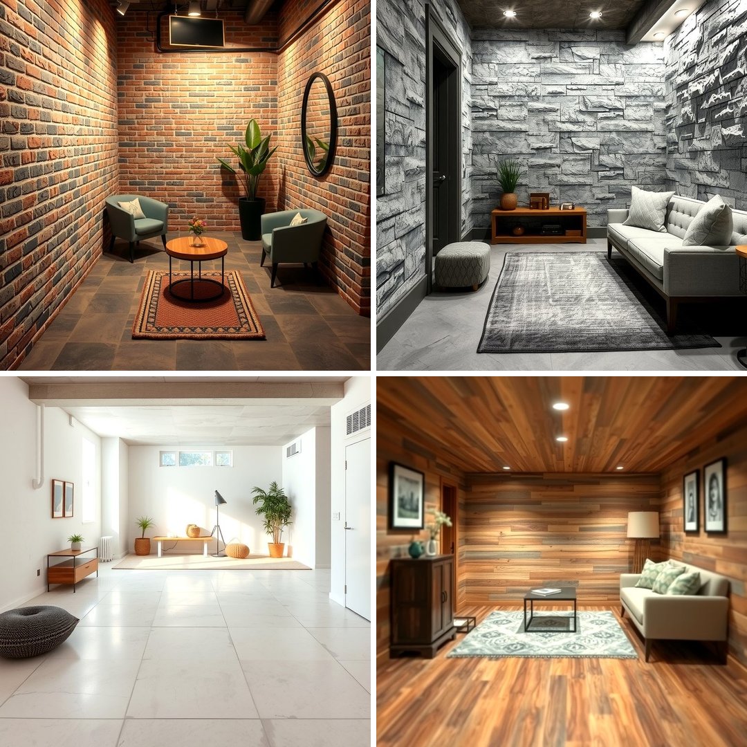 30 Basement Wall Design Ideas to Transform Your Space