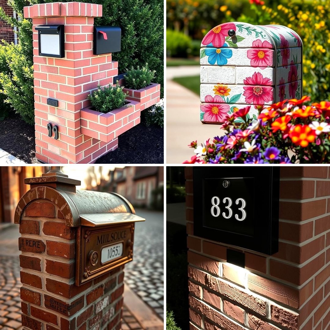 30 Brick Mailbox Ideas for a Charming Curb Appeal Upgrade