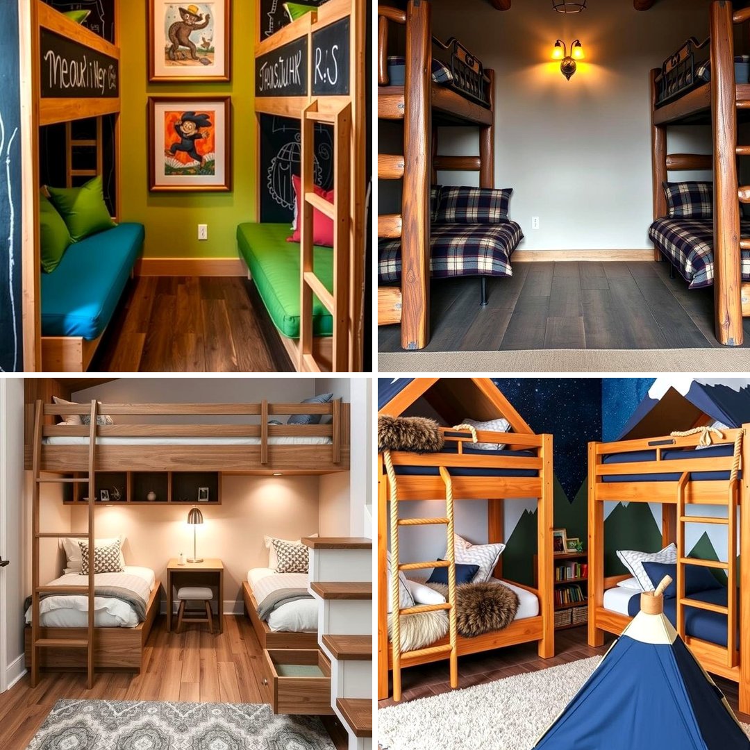 30 Bunk Room Ideas for Fun and Functional Kids' Spaces