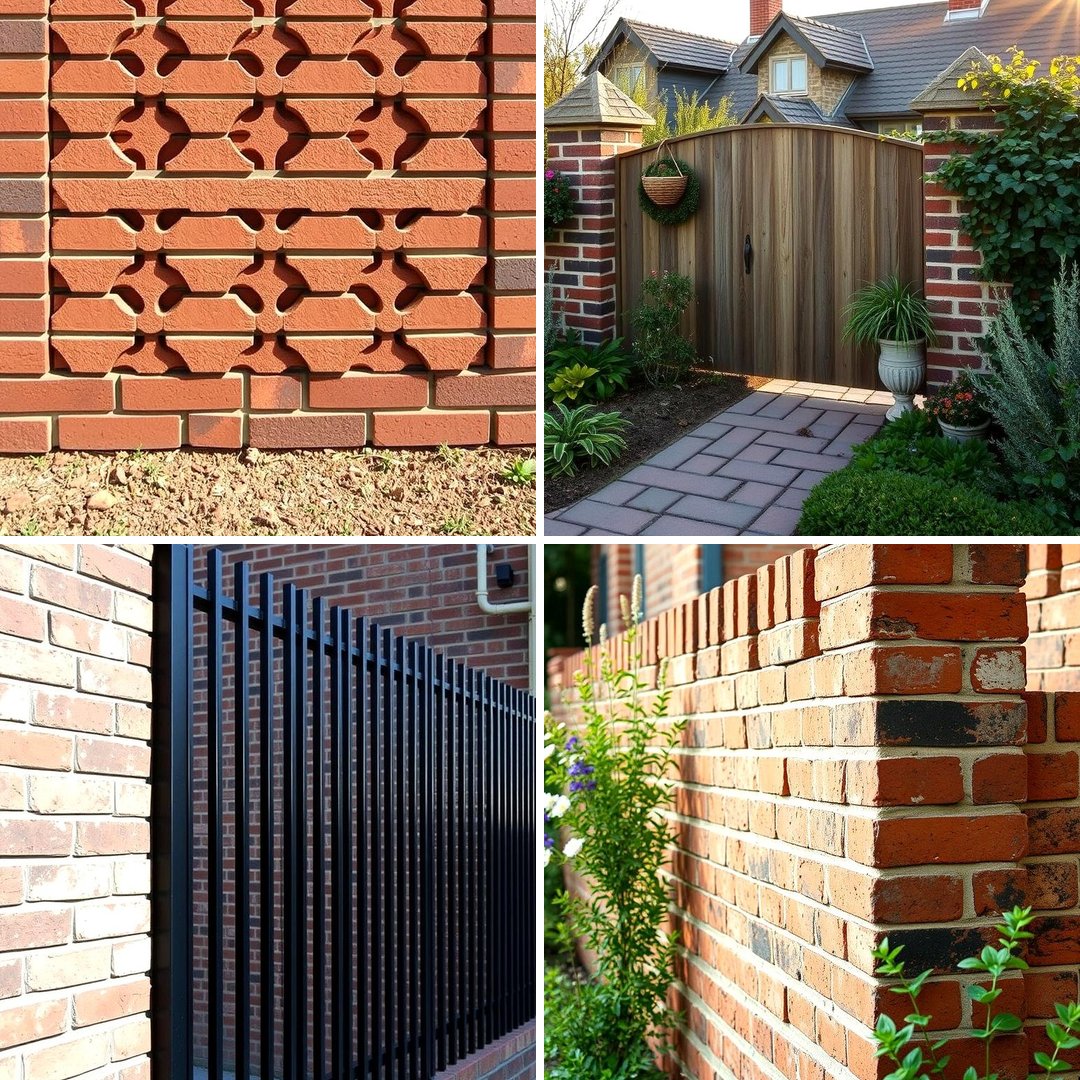30 Classic Brick Fence Ideas for Timeless Outdoor Security & Charm