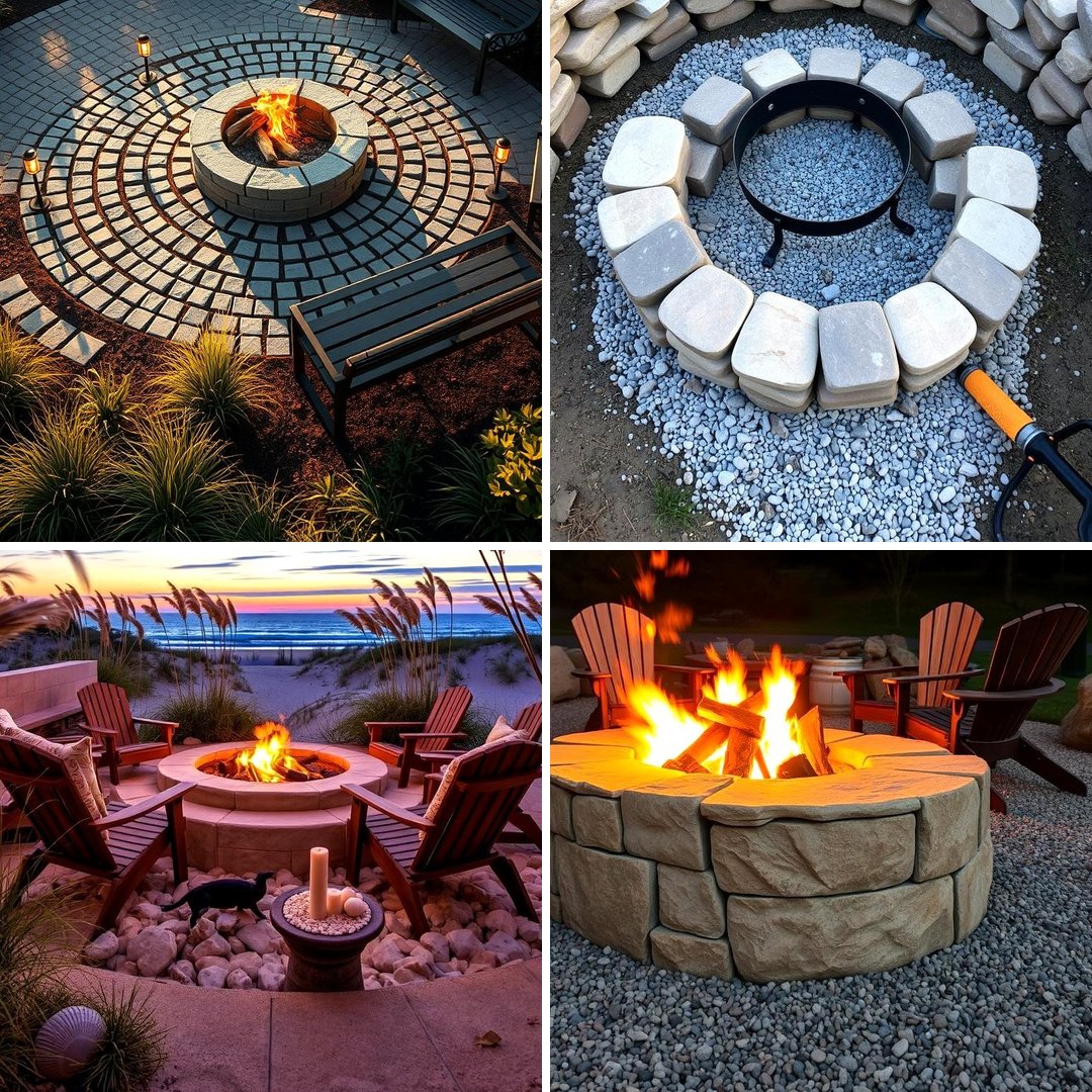 30 Elegant Stone Fire Pit Ideas for Backyard Entertaining