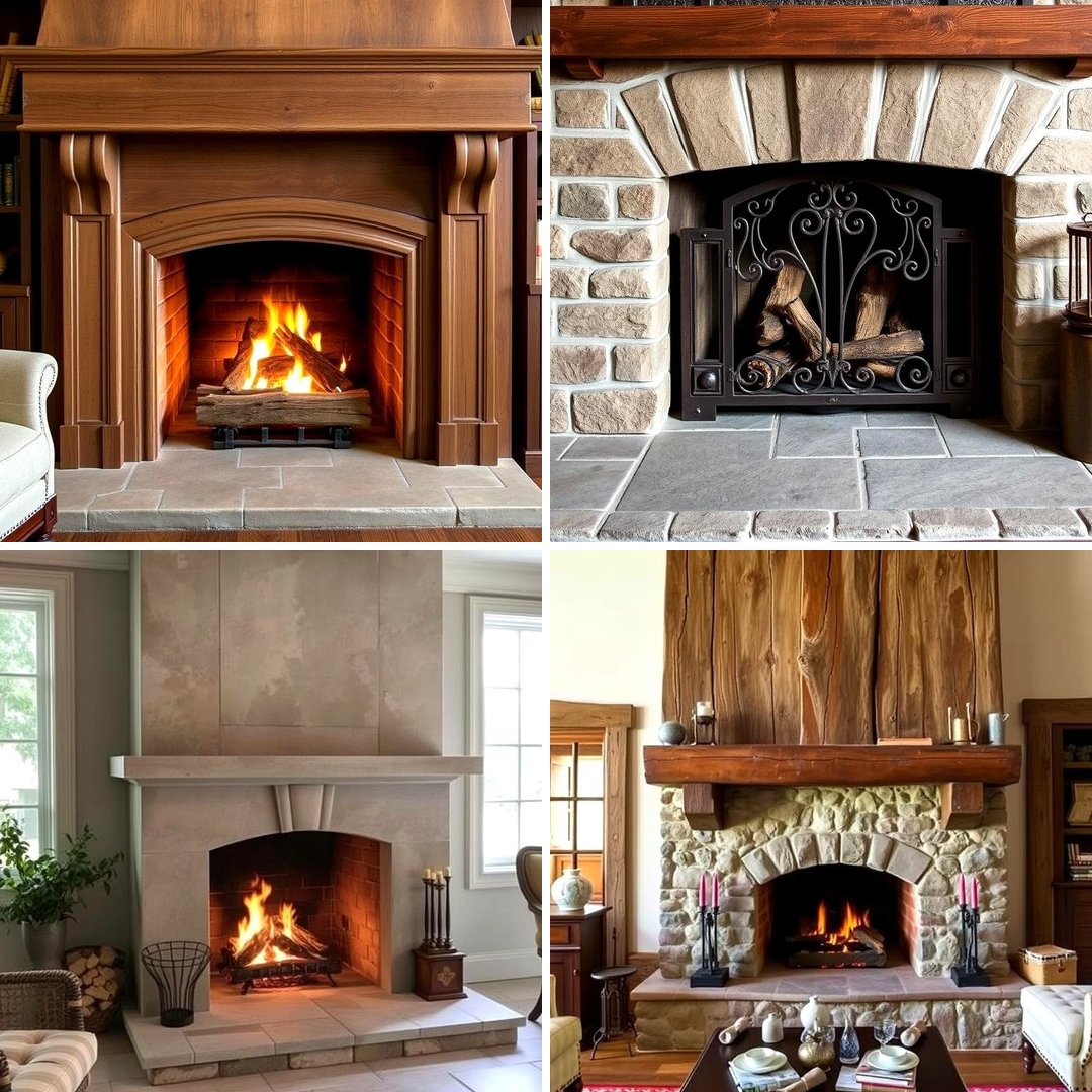 30 French Country Fireplace Ideas: Rustic Charm