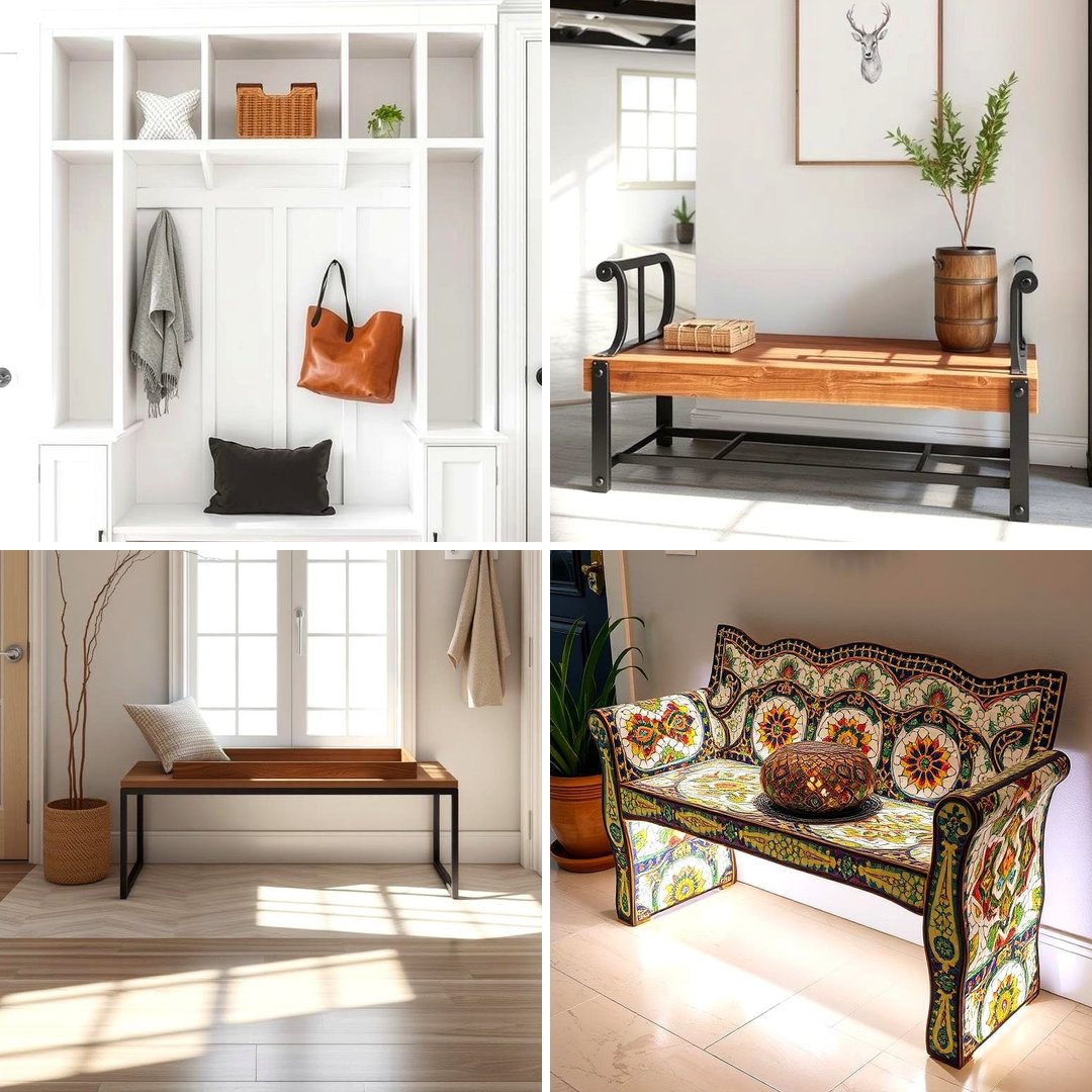30 Functional Entryway Bench Solutions for Organized Homes
