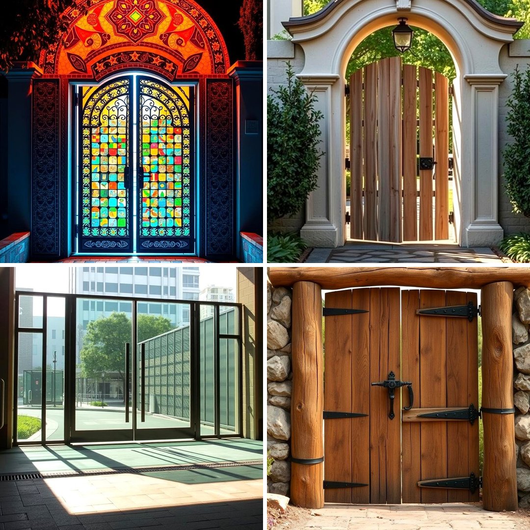30 Inviting Front Gate Designs for Home Entrances