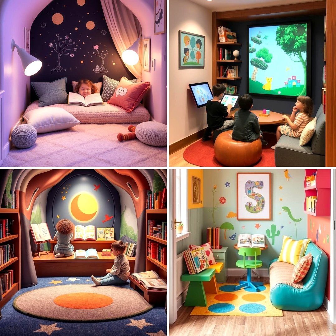 30 Kids Reading Nook Ideas: Cozy Spaces for Young Readers
