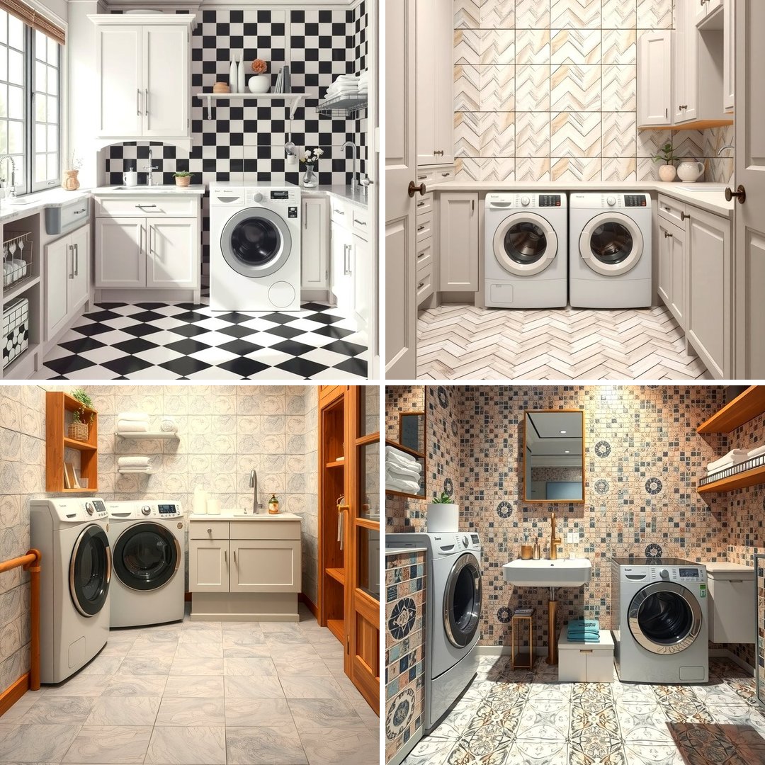 30 Laundry Room Tile Ideas for Durable Style Updates