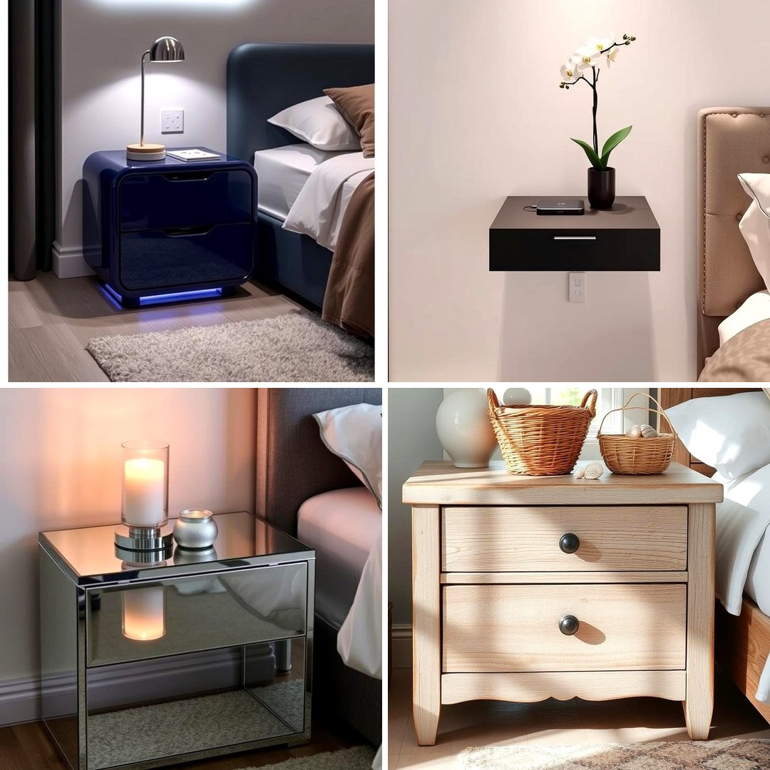 30 Nightstand Decor Ideas to Enhance Your Bedroom Style