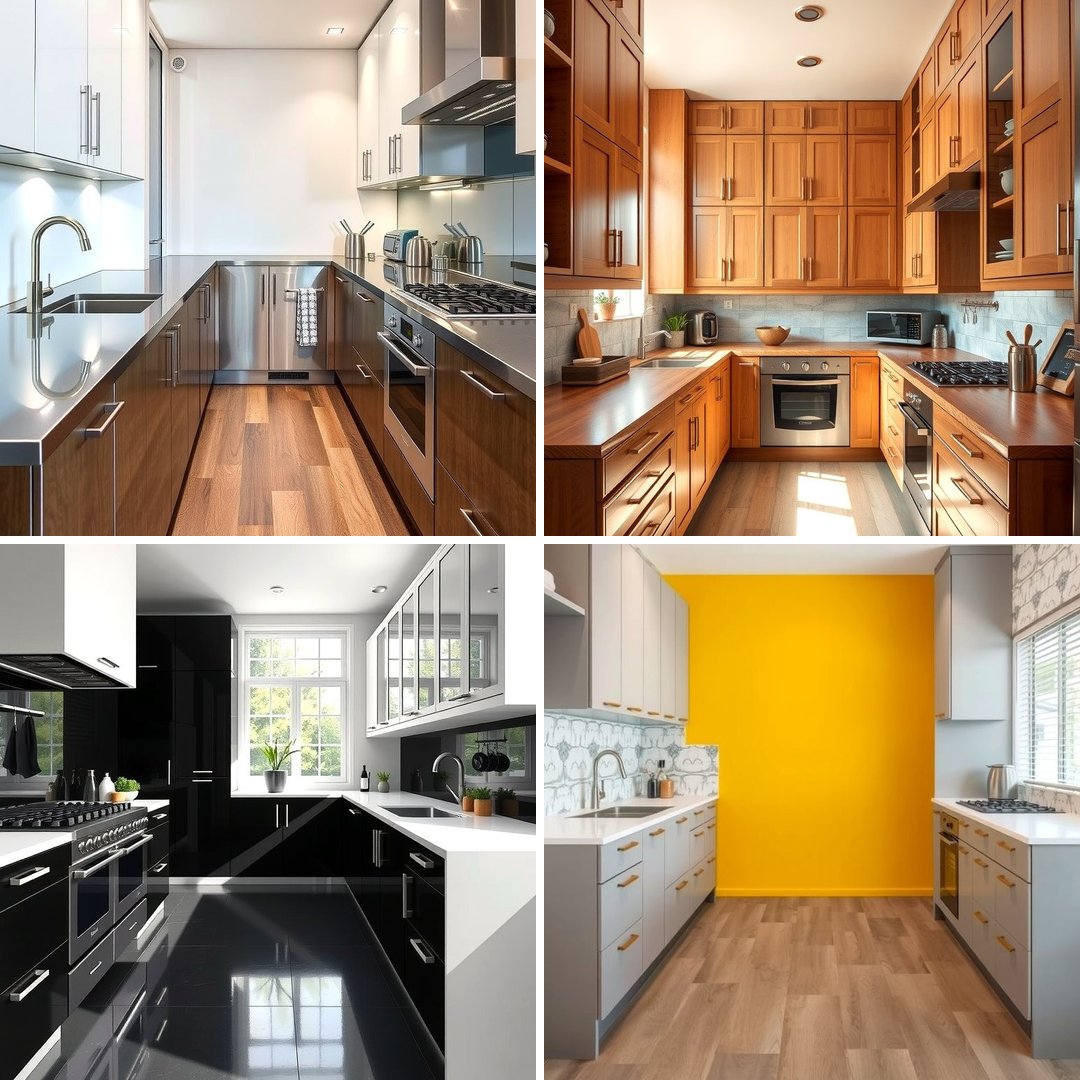 30 Parallel Modular Kitchen Designs for Efficient Cooking