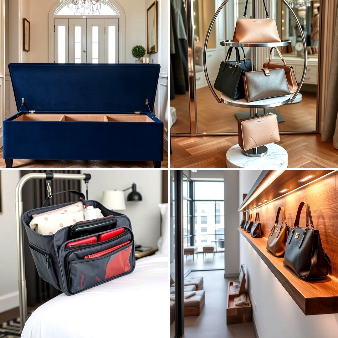 30 Practical Purse Storage Ideas to Organize Handbags