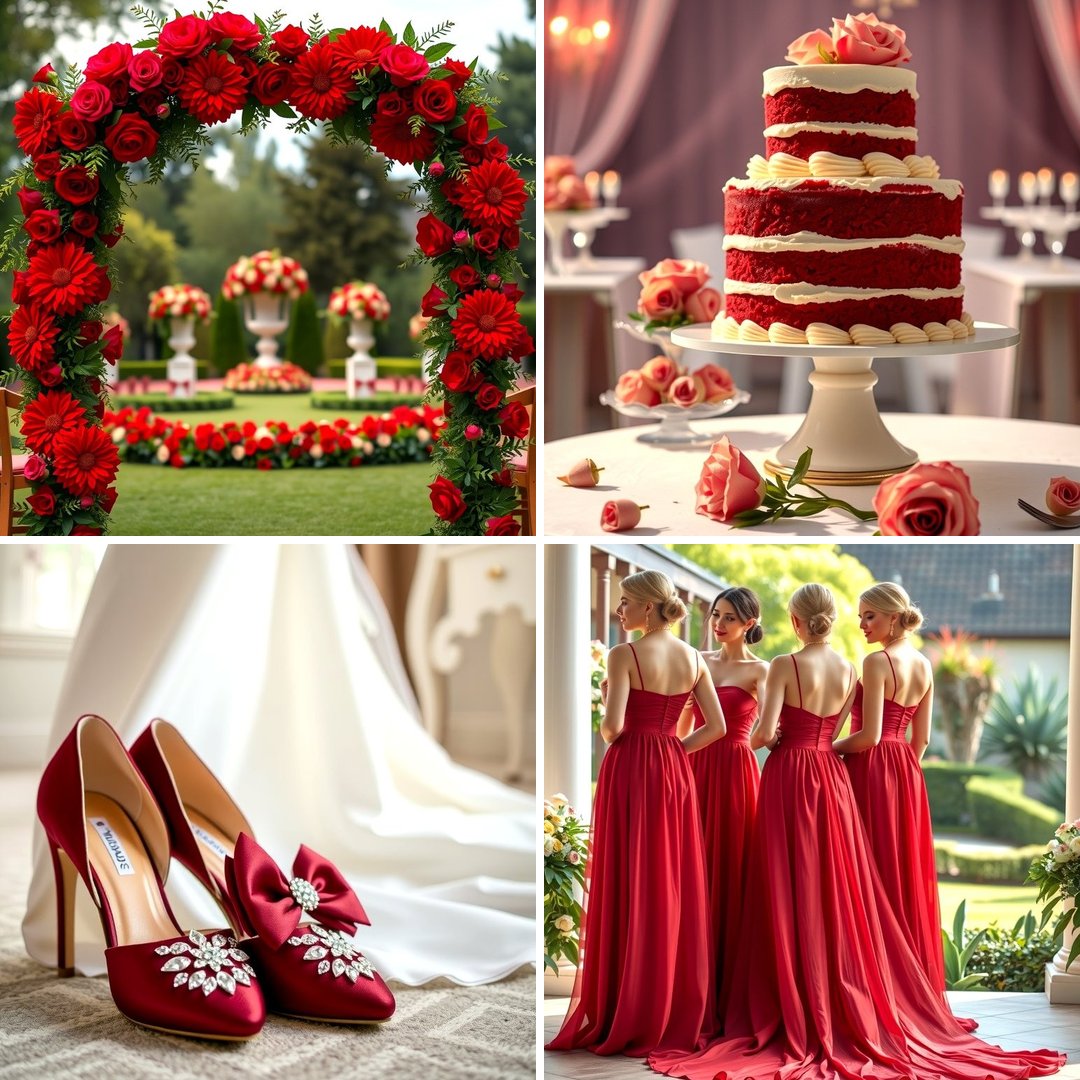 30 Red Wedding Theme Ideas for Bold and Romantic Celebrations