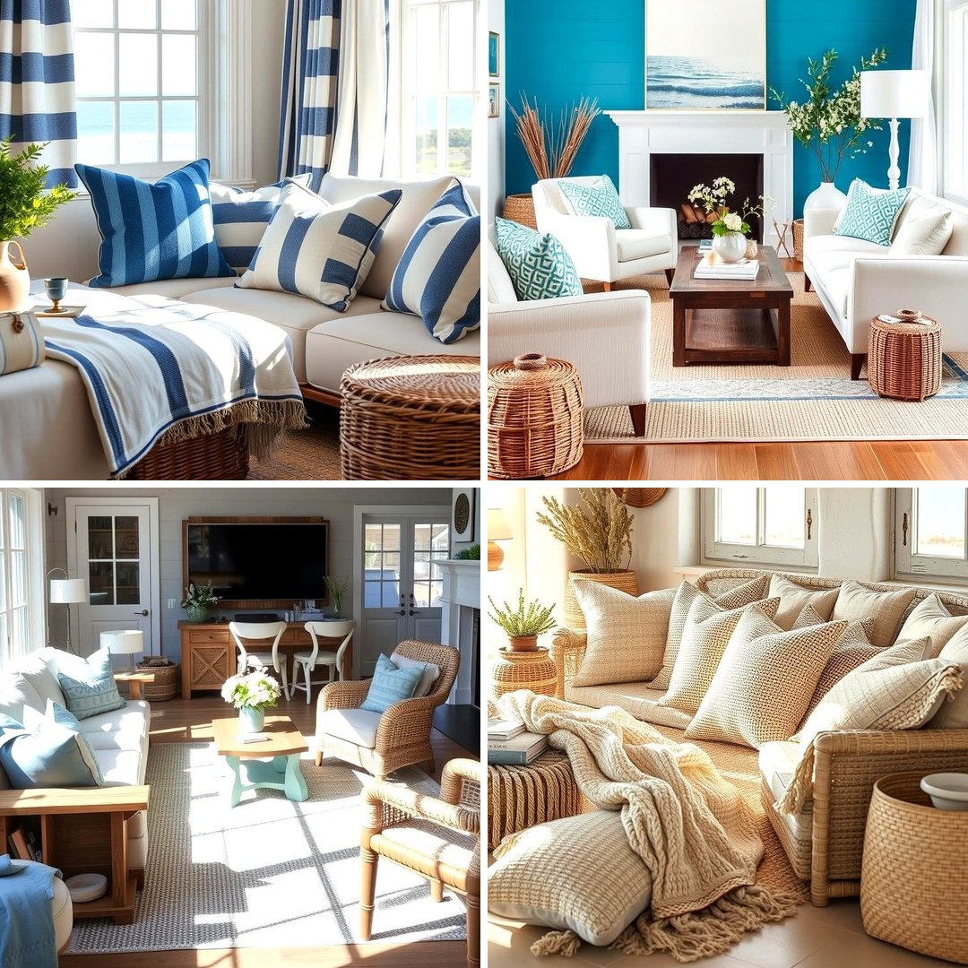 30 Relaxed Coastal Decor Inspirations for Beach-Inspired Homes