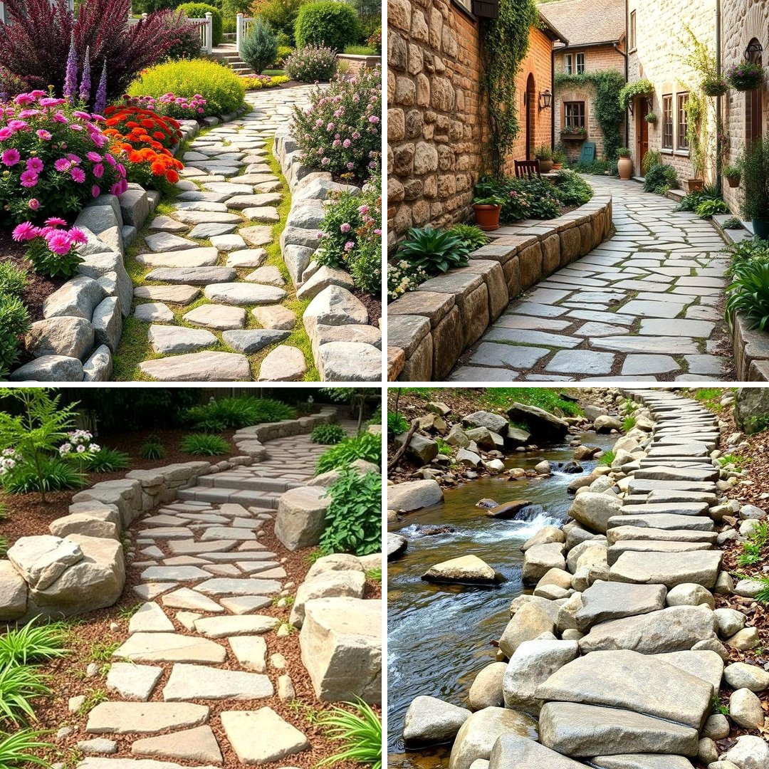 30 Rock Walkway Ideas to Elevate Your Garden Design
