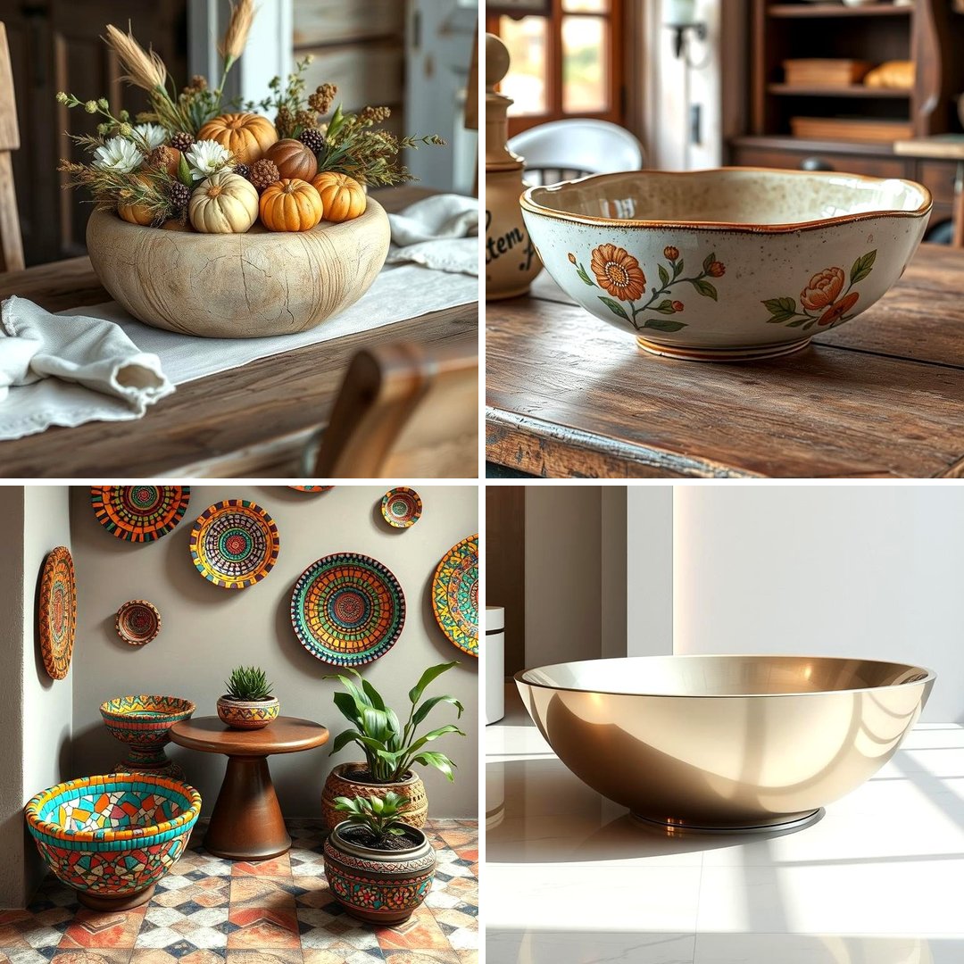 30 Rustic Dough Bowl Decor Concepts for Farmhouse-Inspired Homes