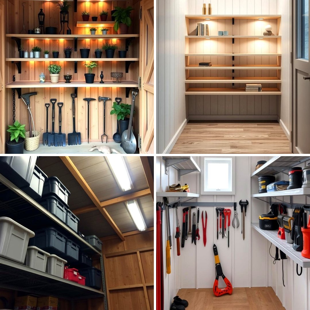 30 Shed Shelving Ideas for Optimal Storage Solutions