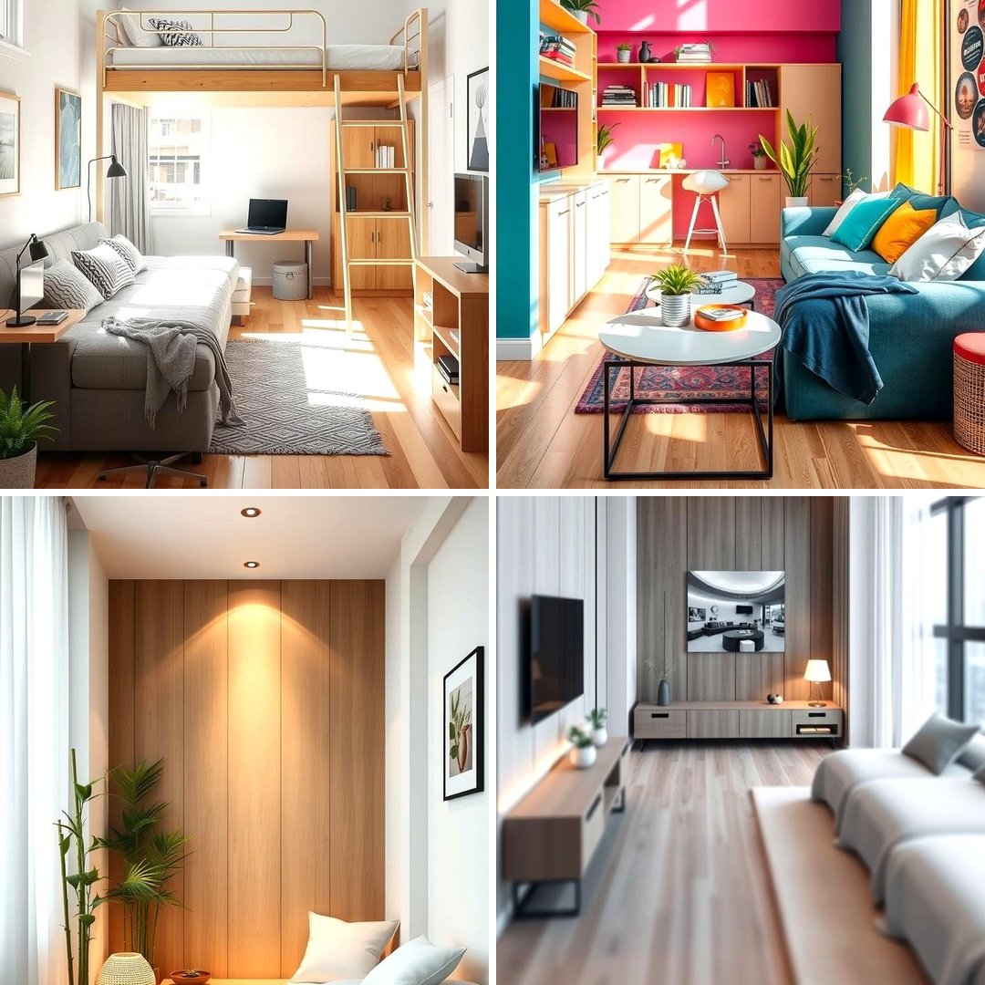 30 Studio Apartment Ideas to Maximize Small Space Efficiency