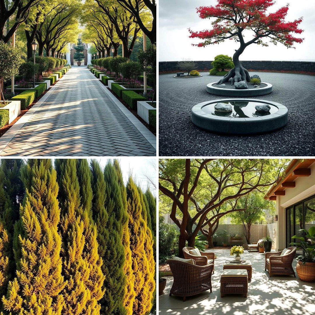 30 Tree Landscaping Ideas for Shade, Privacy, and Curb Appeal
