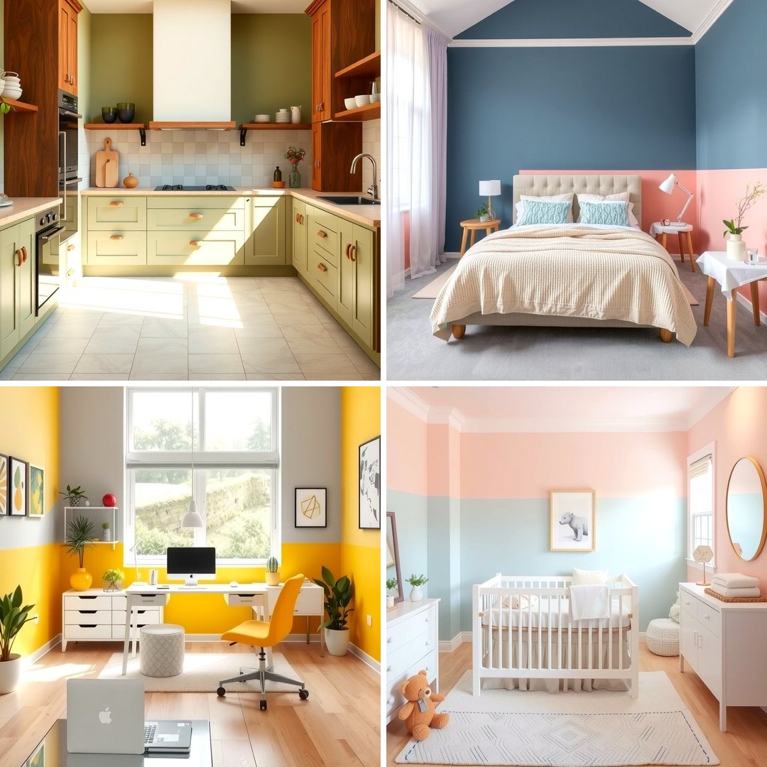 30 Two-Tone Wall Paint Ideas to Elevate Your Interior Design