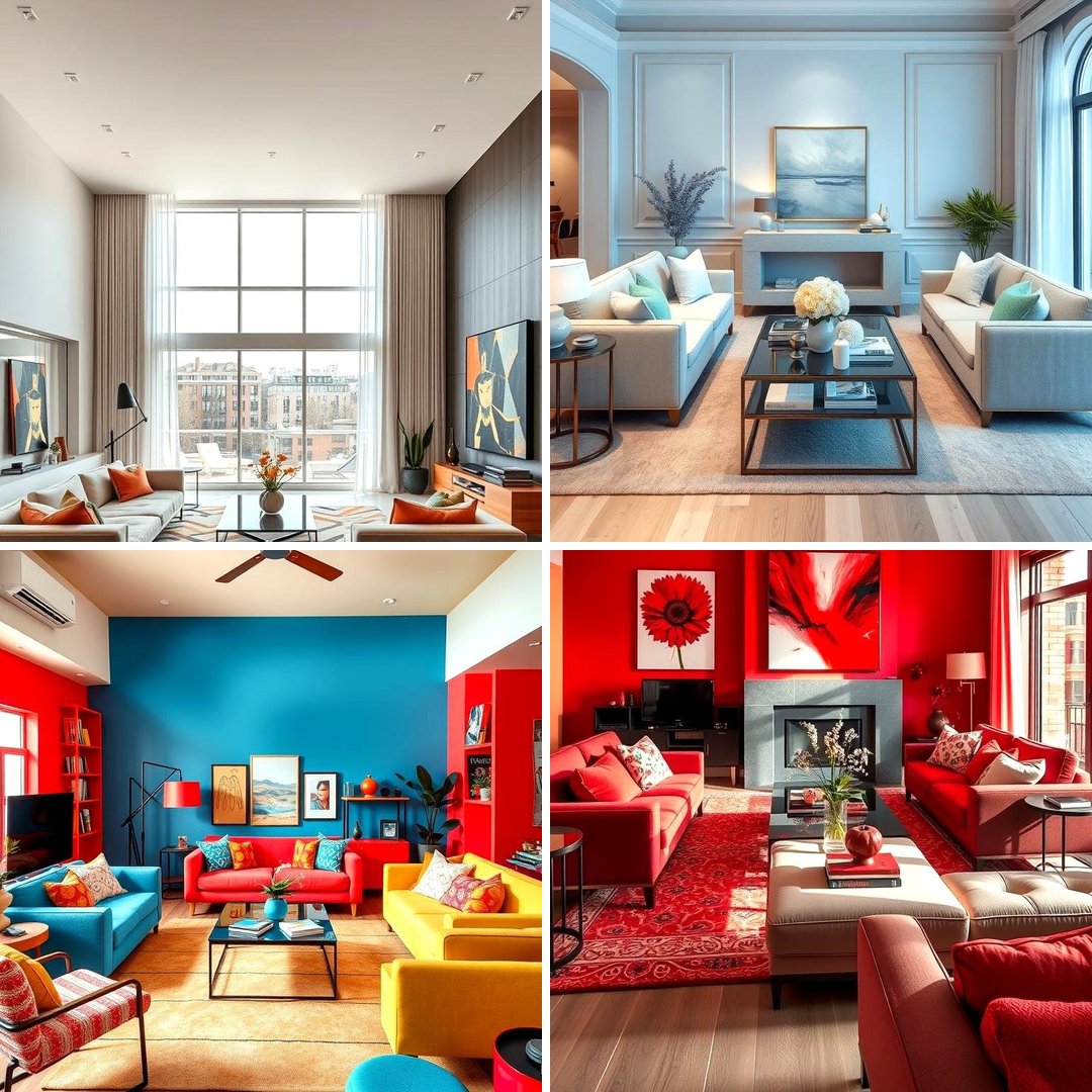 30 Vibrant Colorful Living Room Inspirations for Bold Interiors