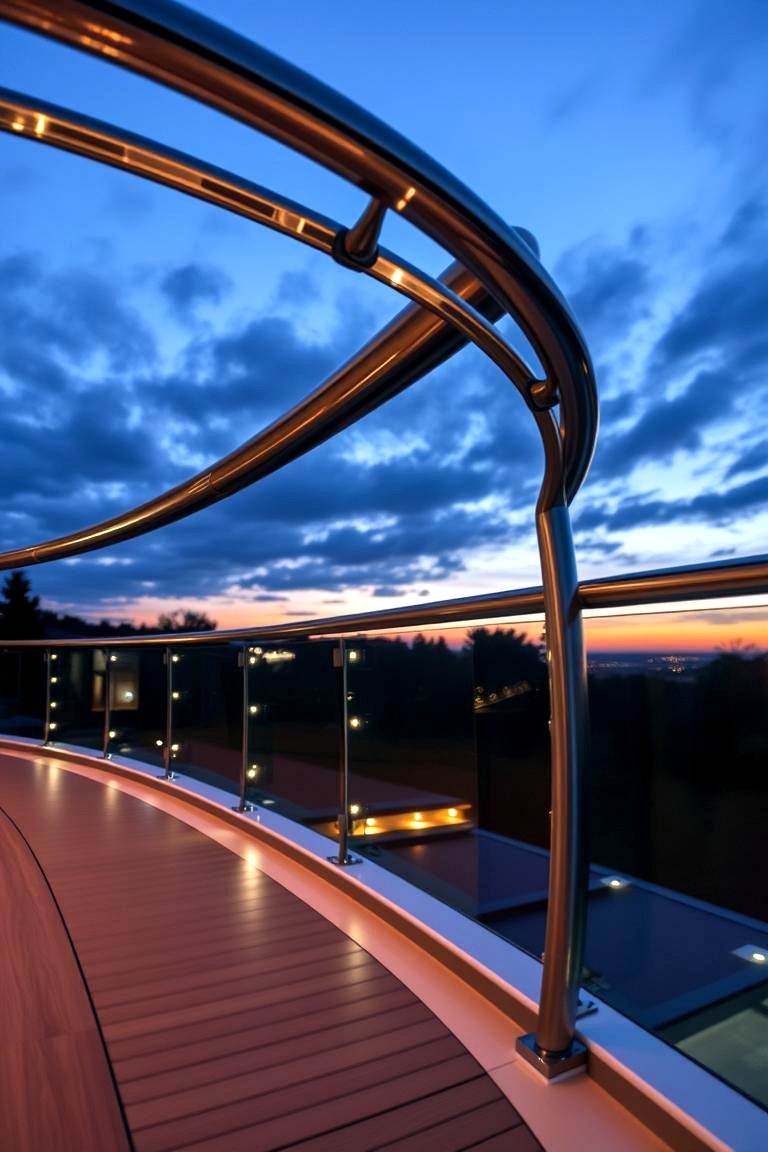 30 Modern Metal Deck Railing Ideas for Stylish Outdoor Spaces