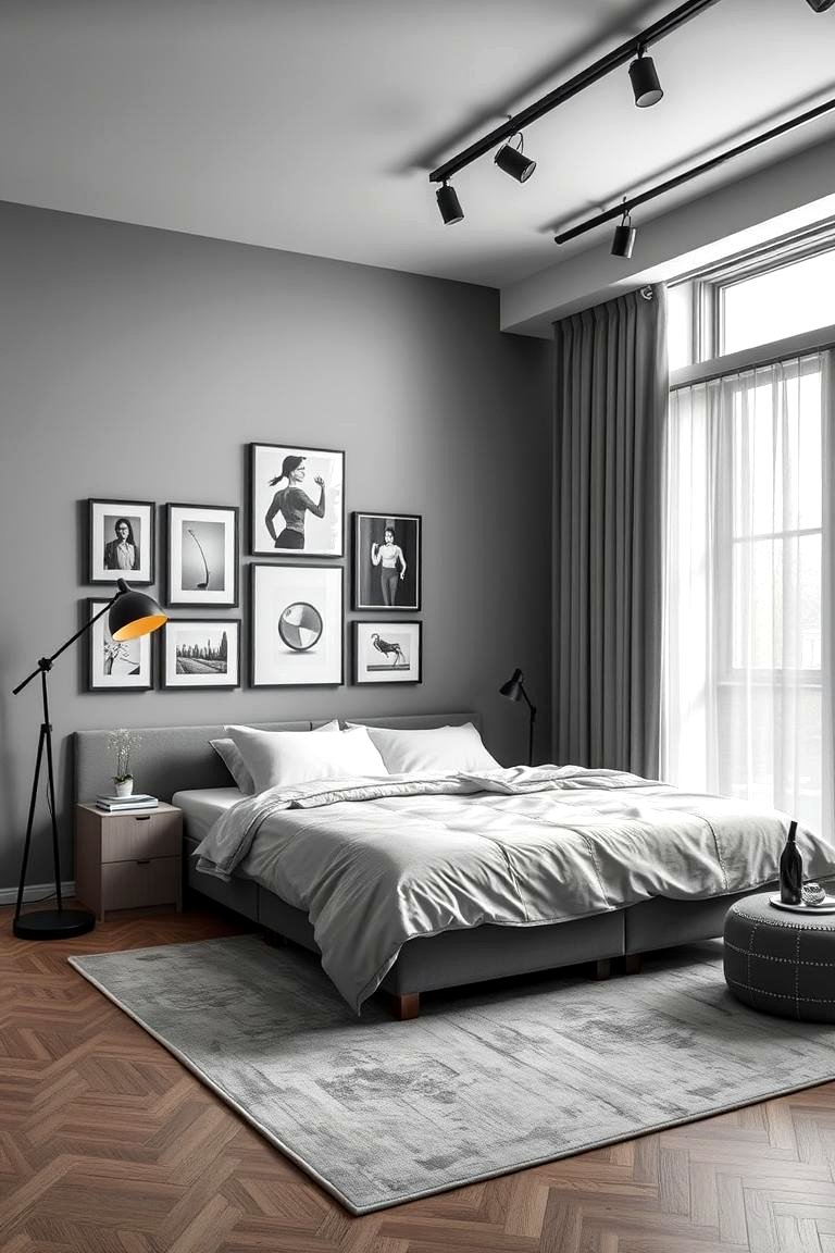 30 Dark Grey Bedroom Ideas for Modern Serene Spaces