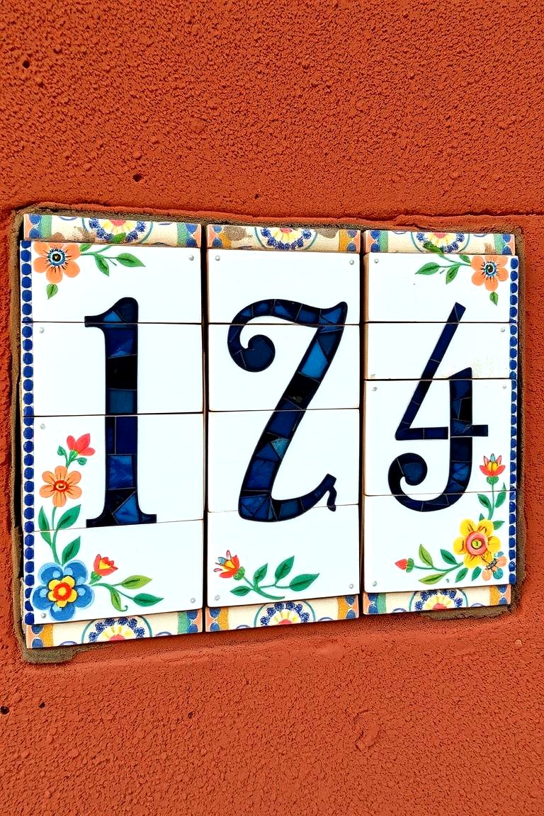 21 House Number Ideas to Boost Curb Appeal Creatively
