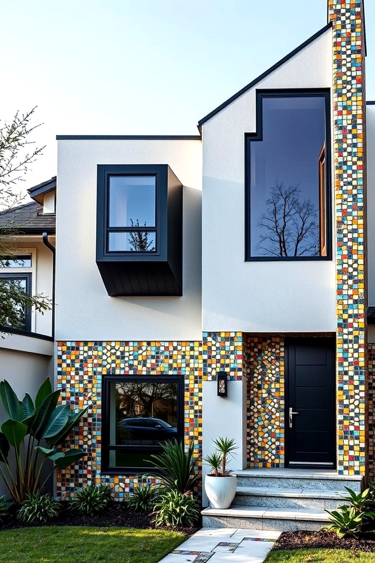 30 Modern House Designs With Black Windows Inspiration