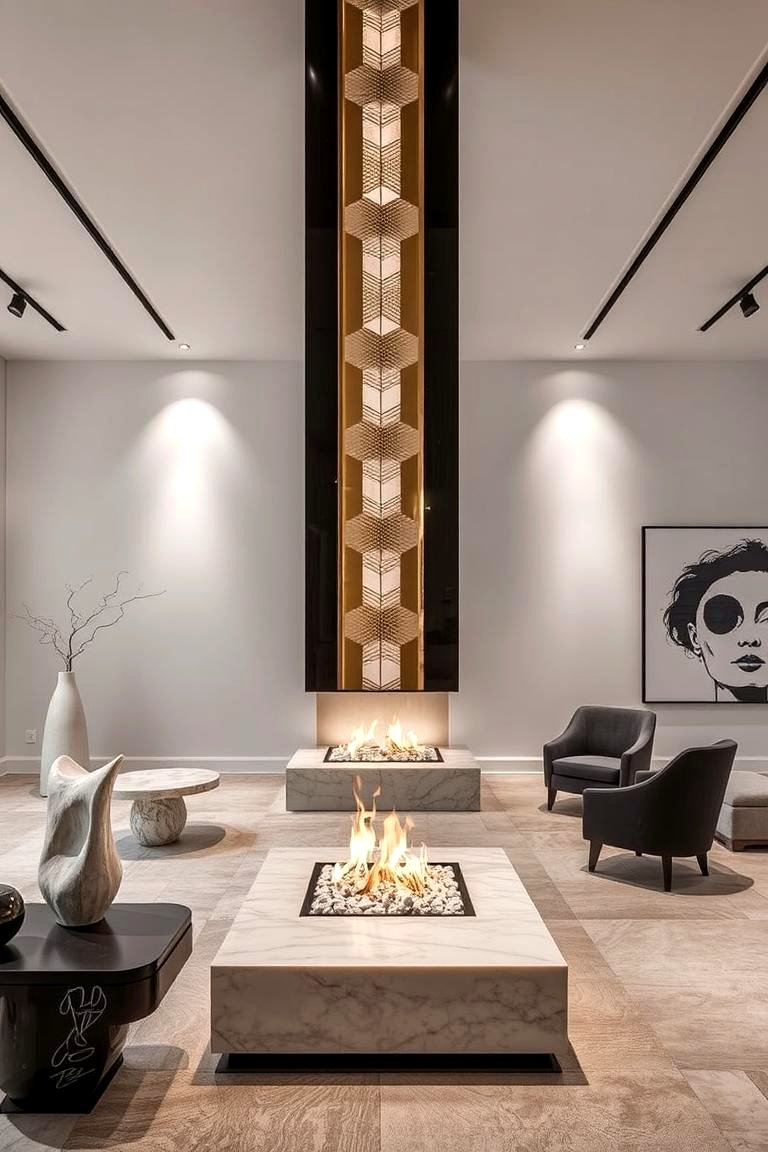 30 Linear Fireplace Ideas for Modern Home Heating