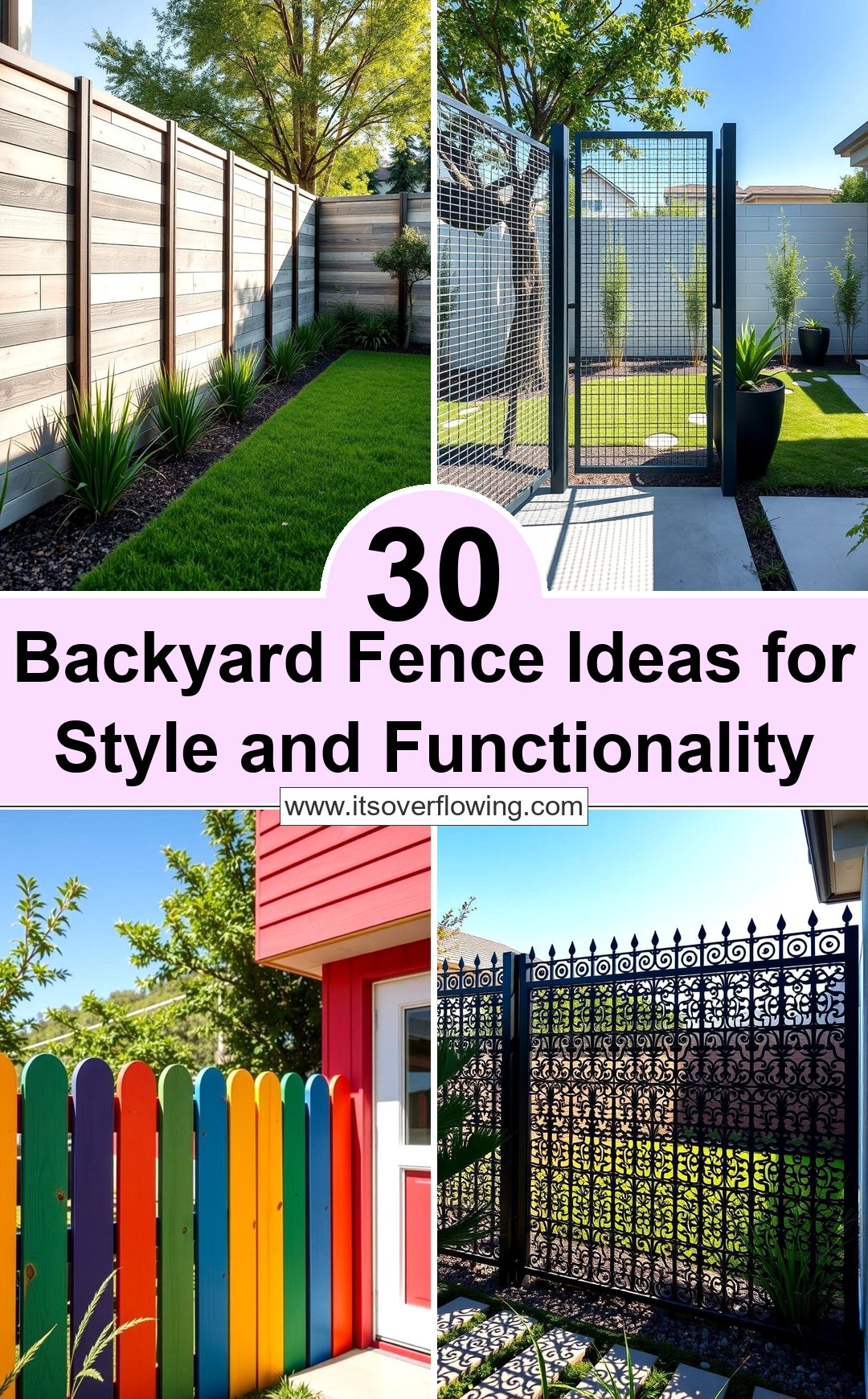 30 Backyard Fence Ideas for Style and Functionality