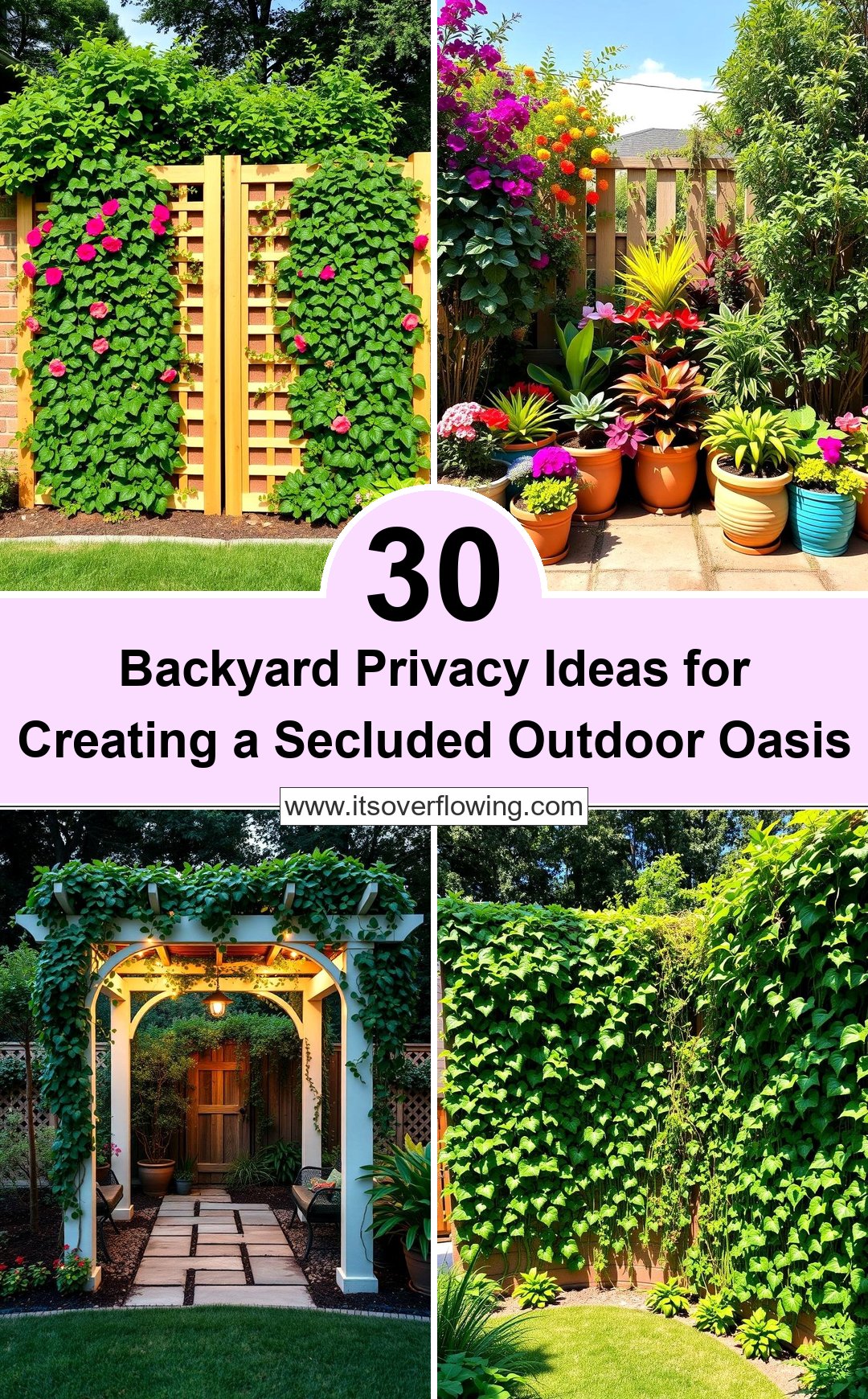 30 Backyard Privacy Ideas for Creating a Secluded Outdoor Oasis