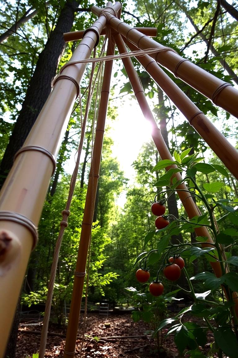 30 Tomato Trellis Ideas for Healthy & Space-Saving Gardens