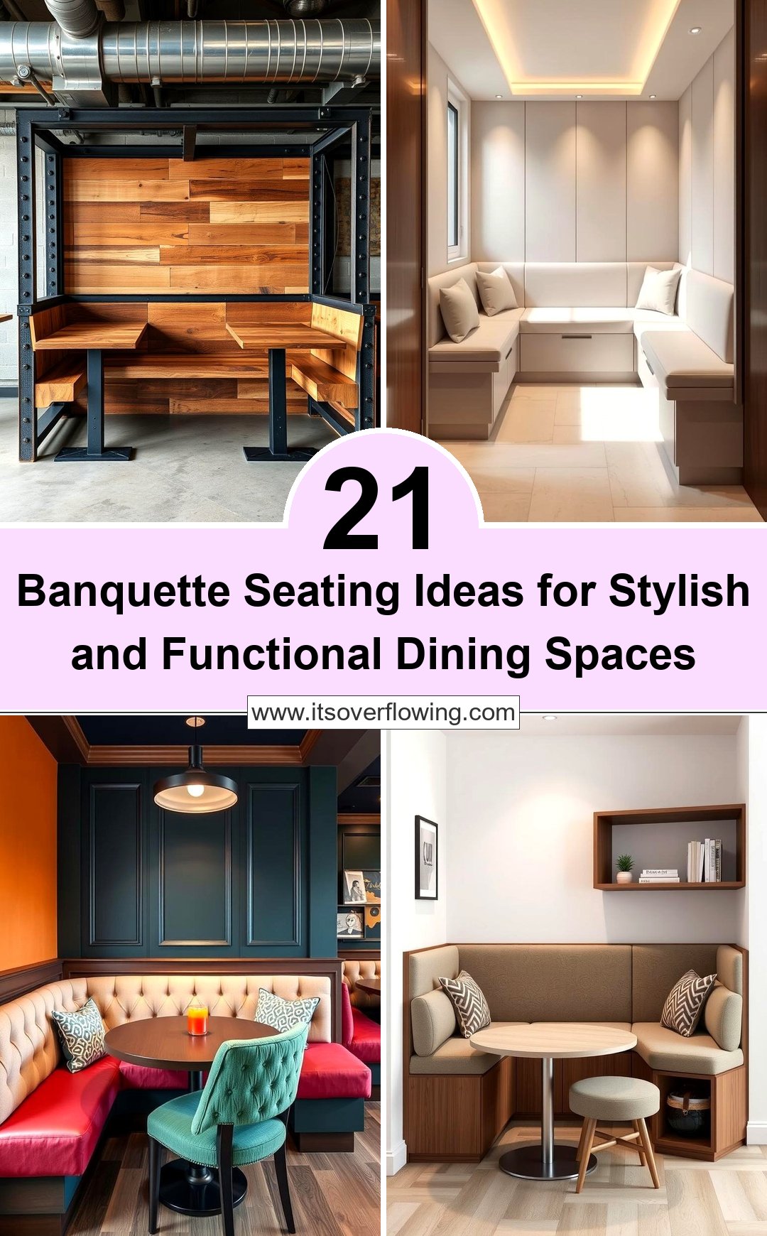 21 Banquette Seating Ideas for Stylish & Functional Dining Spaces
