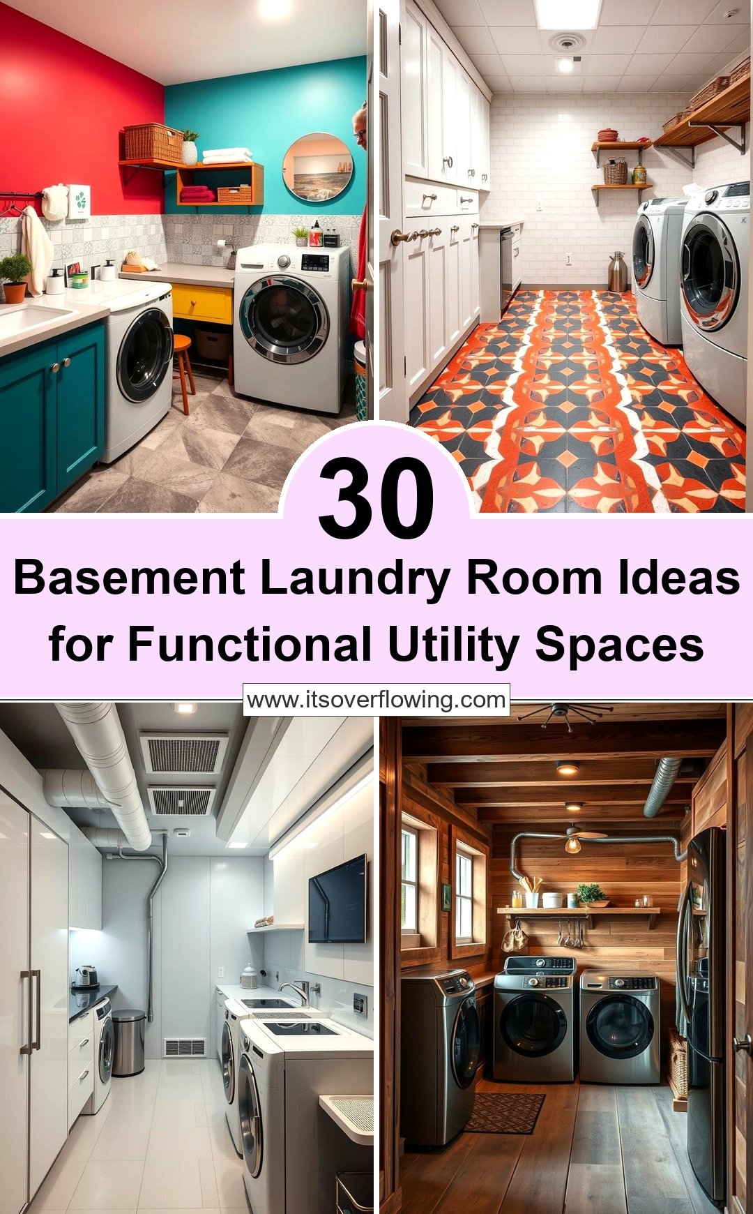 30 Basement Laundry Room Ideas for Functional Utility Spaces