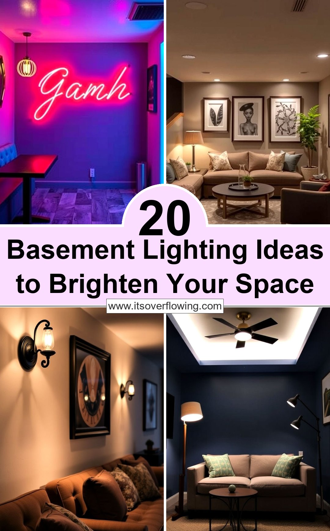 20 Basement Lighting Ideas to Brighten Your Space