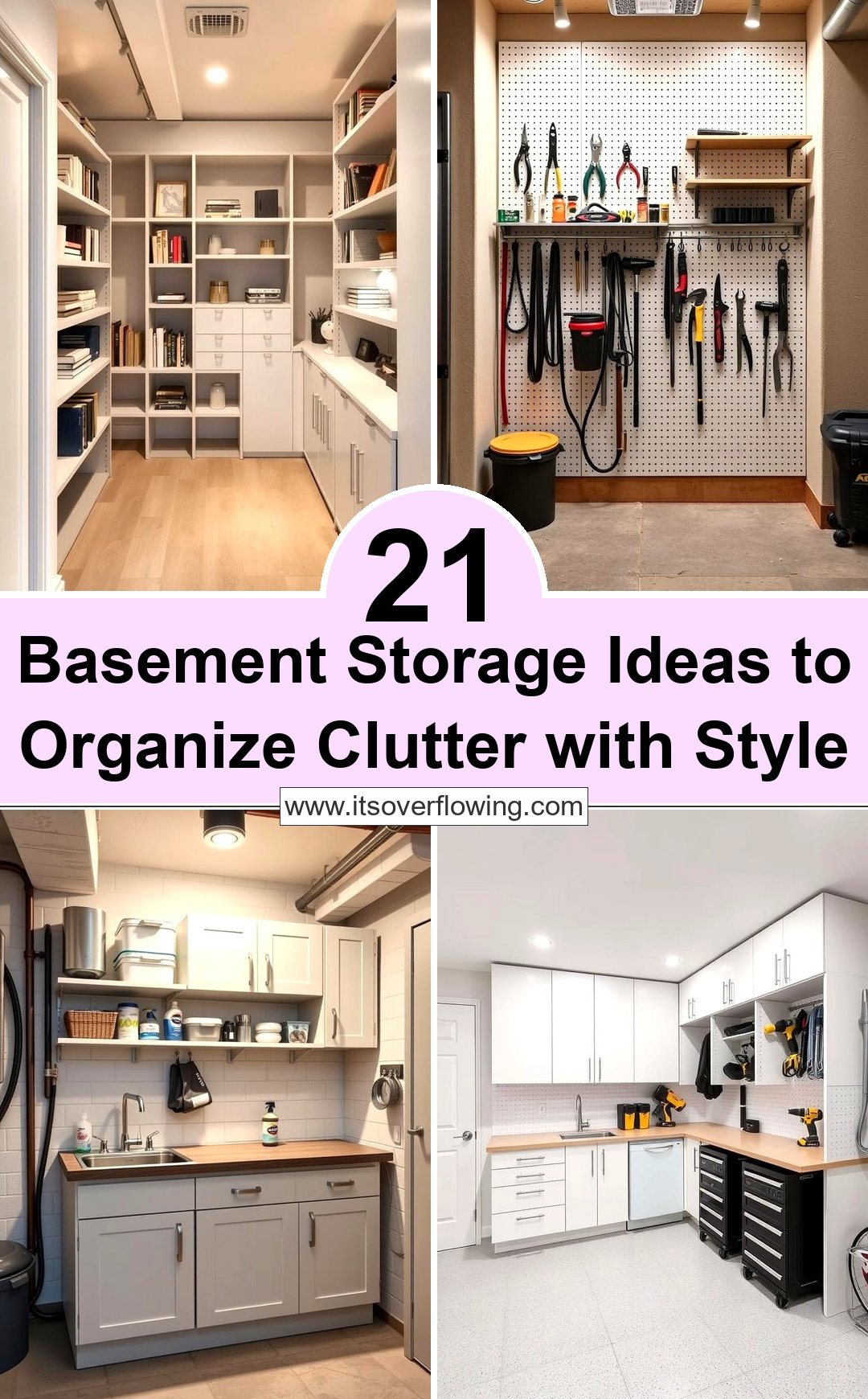 21 Basement Storage Ideas to Organize Clutter with Style